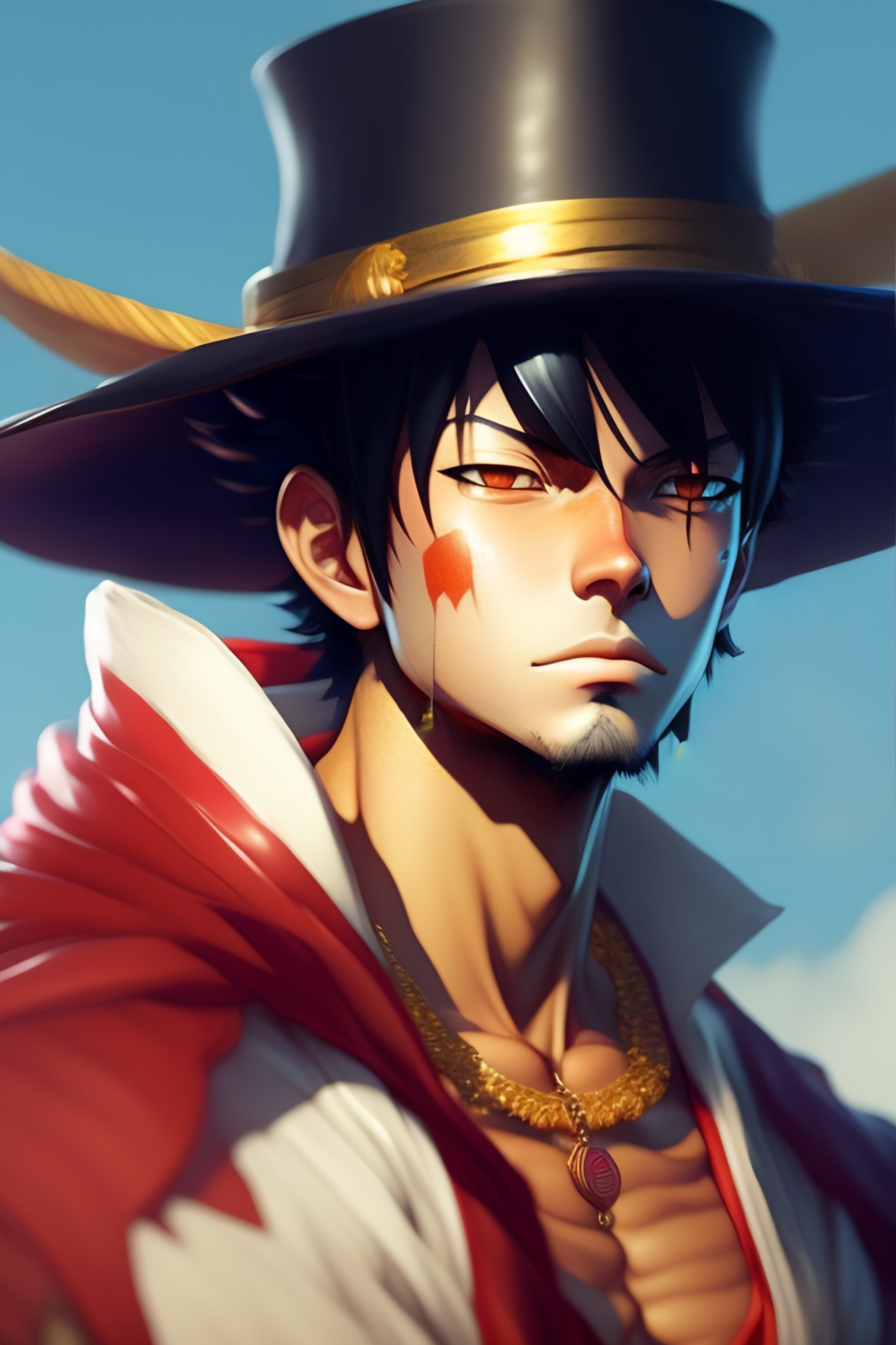 Lexica - Very detailed masterpiece of luffy,manga, portrait, artstation ...