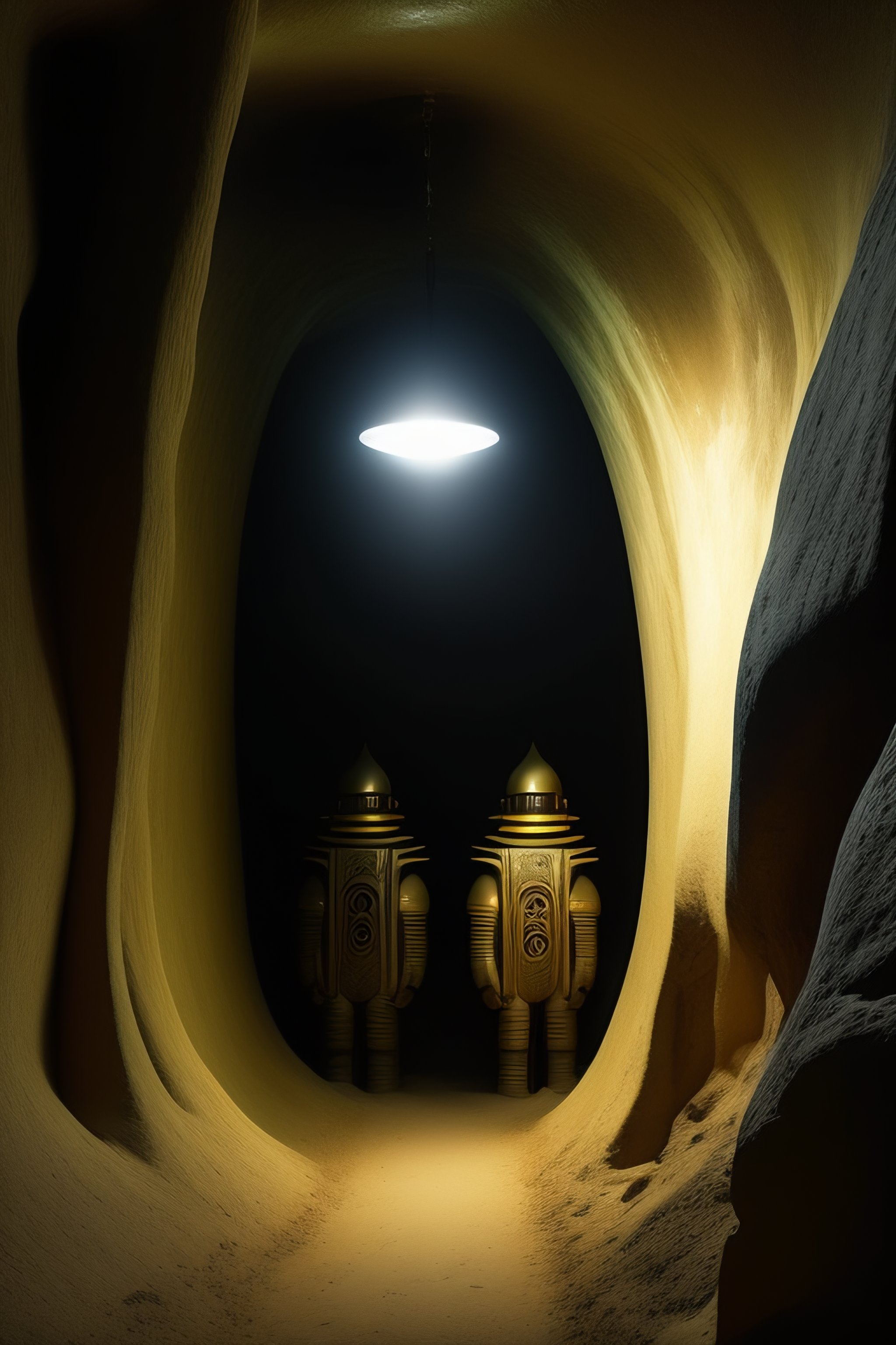 Lexica - Strange humanoid beings underground