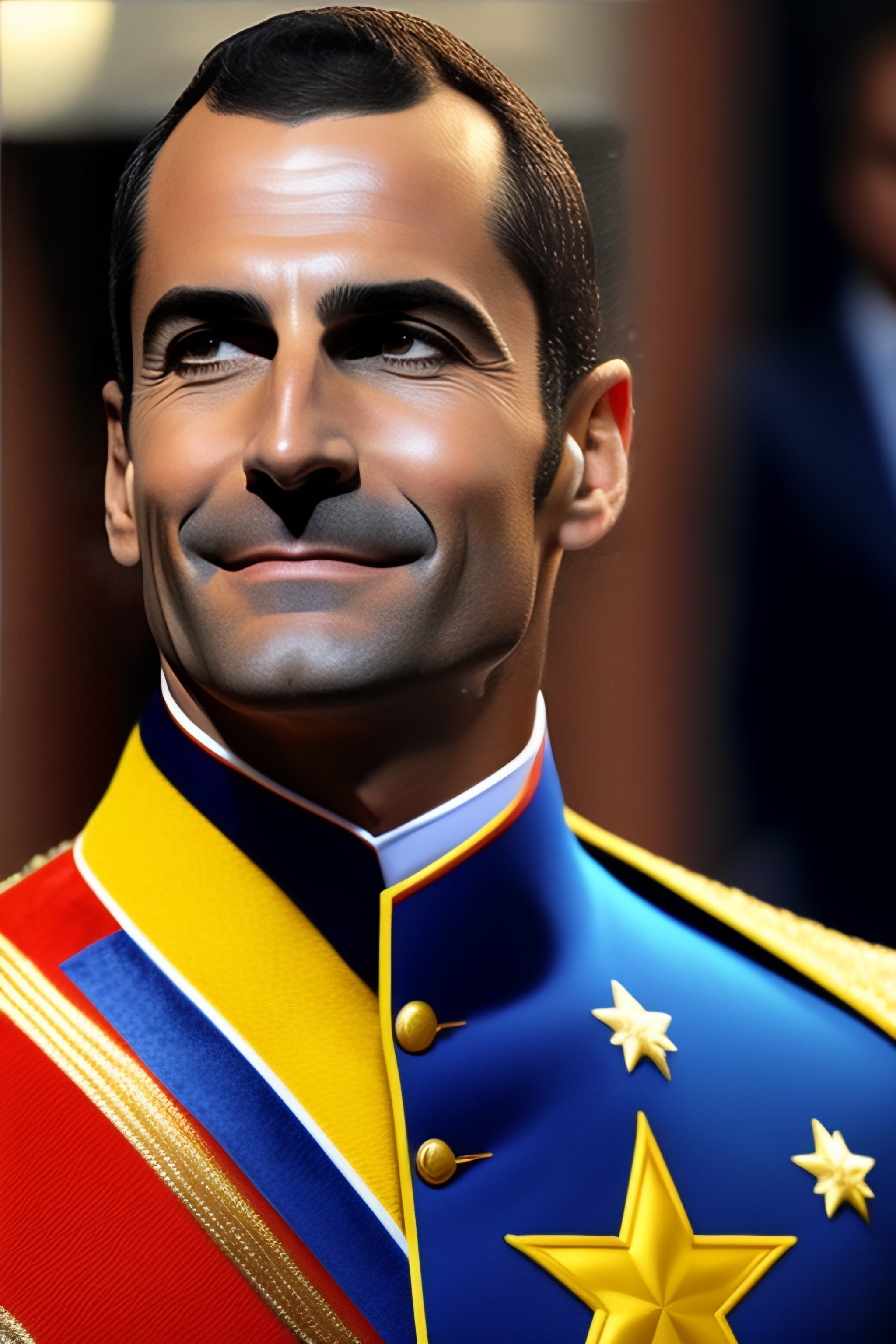 Lexica - Felipe VI in superhero suit