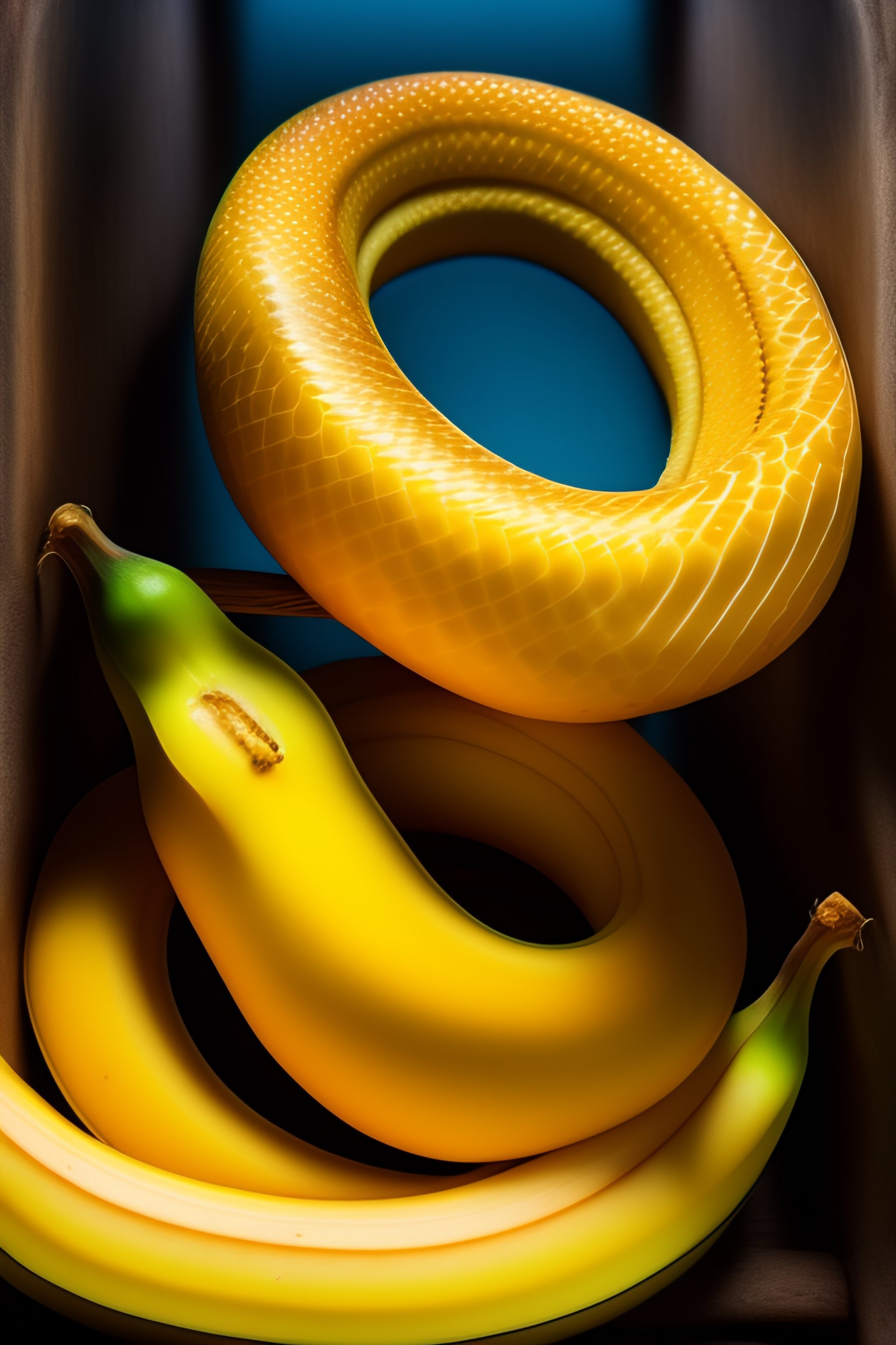 Lexica - Snake with banana skin