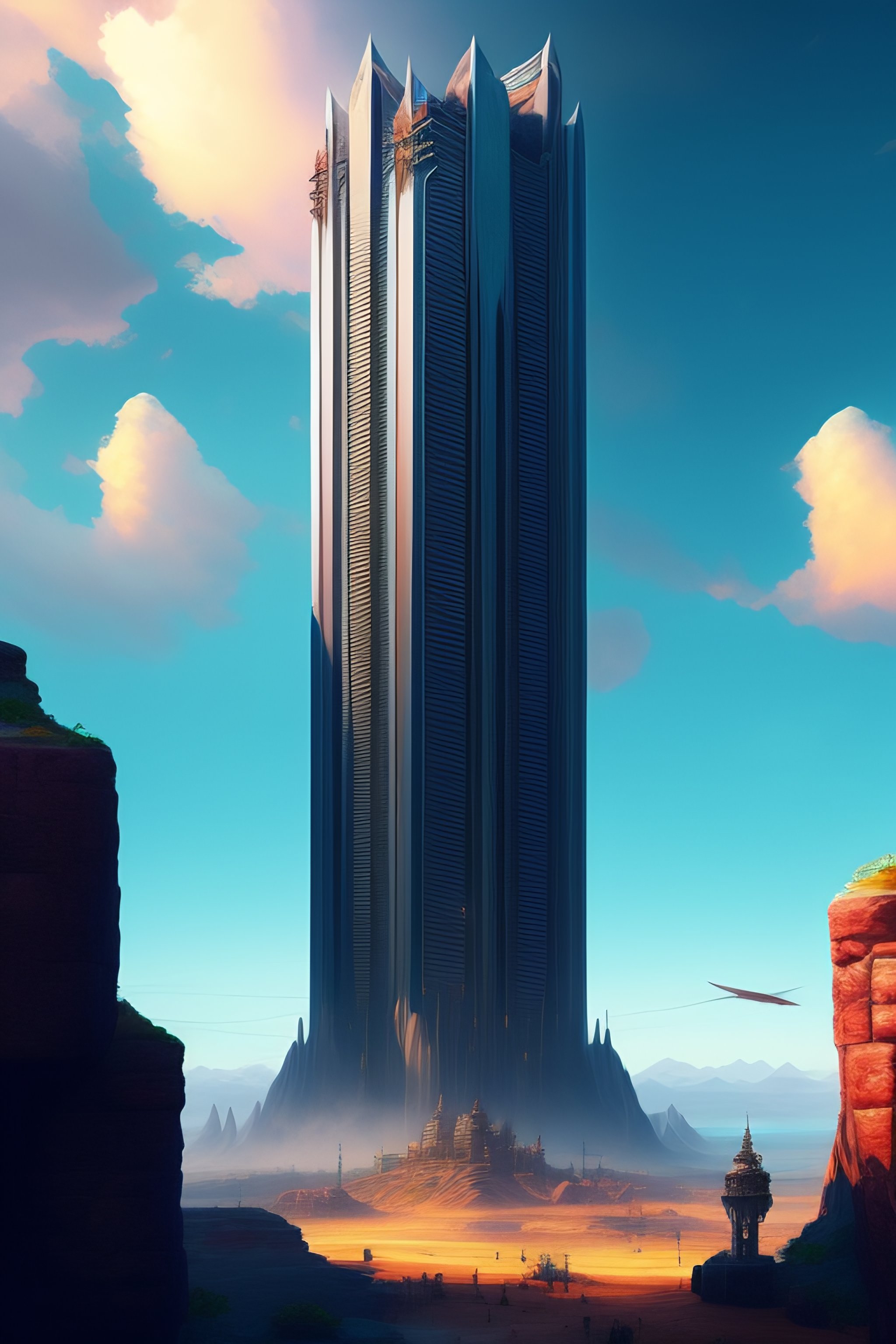 Lexica - A digital Illustration of the Babel tower, 4k, detailed ...