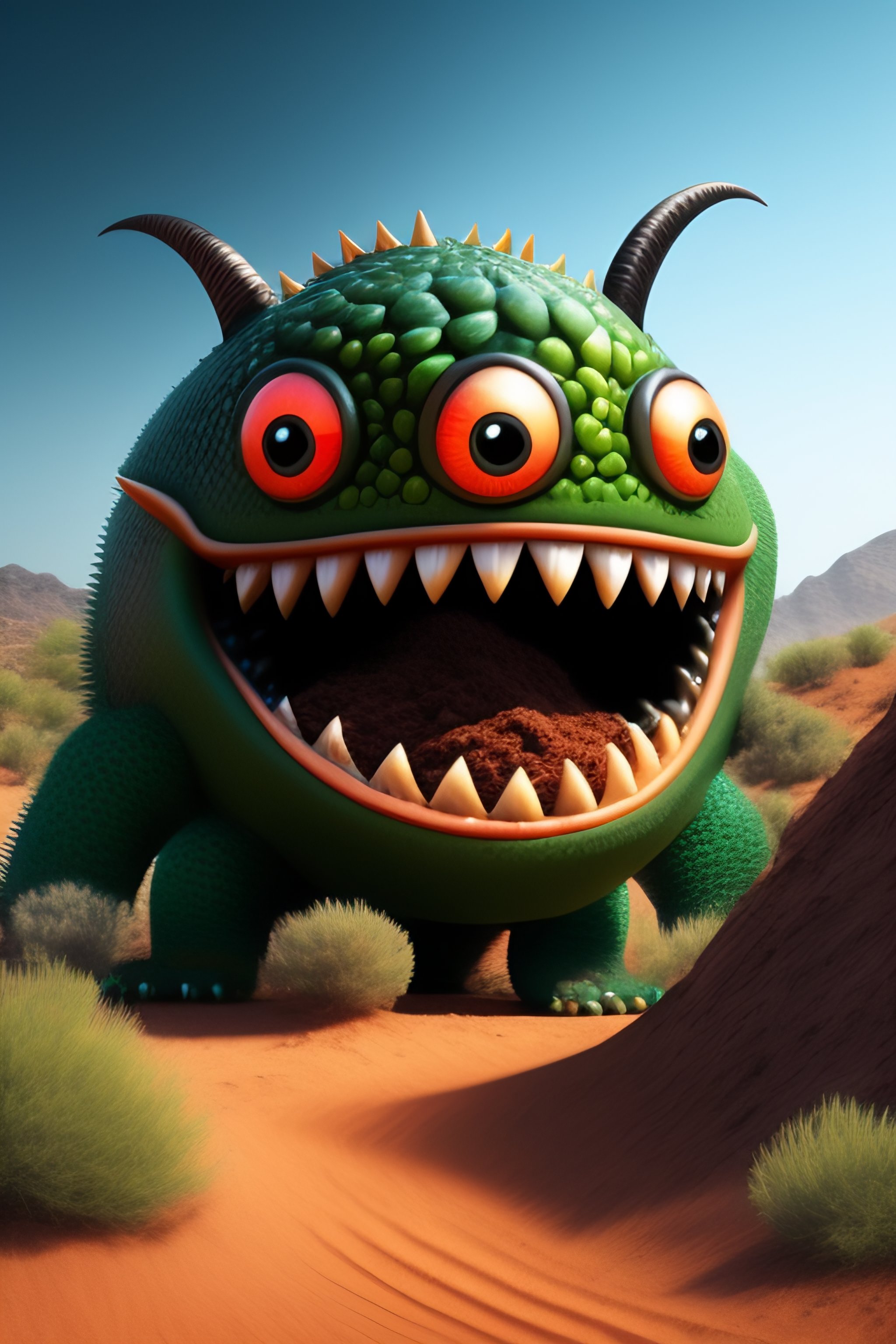 Lexica - Monster with 10 eyes and two toungs