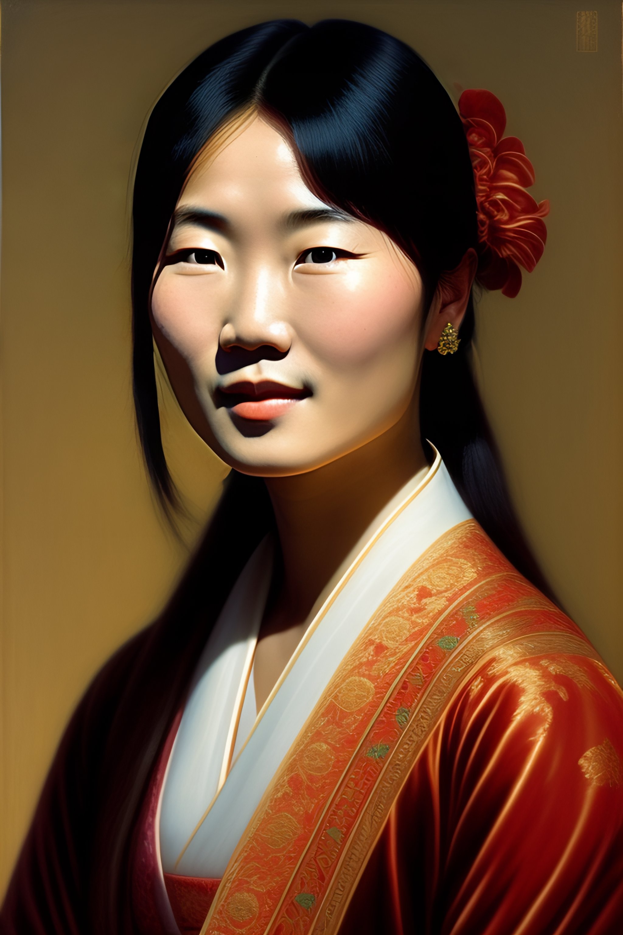 Lexica - Portrait jeune femme chinoise