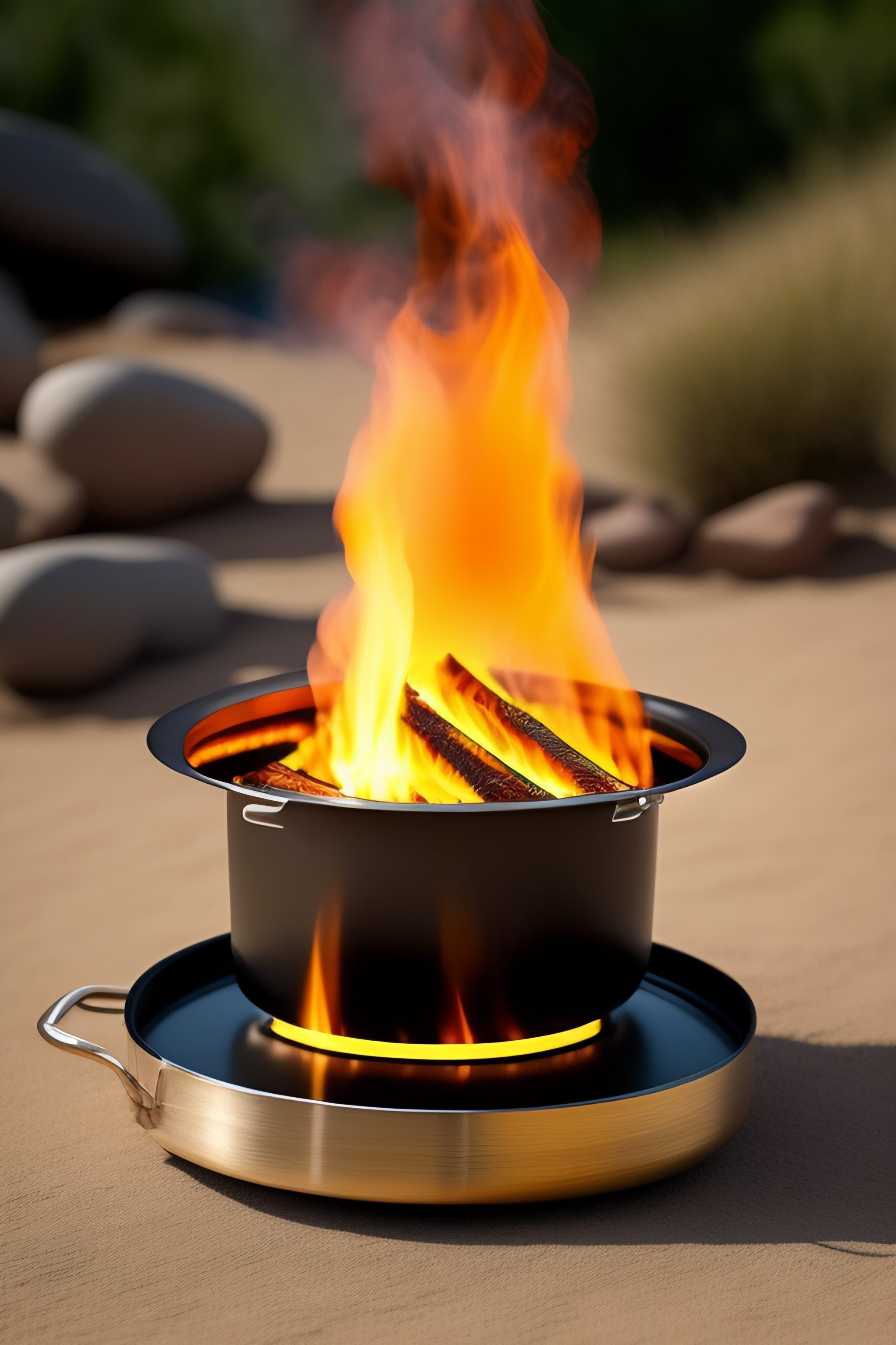 Lexica - Design an image of a fire scale with dimensions of 1 meter by ...