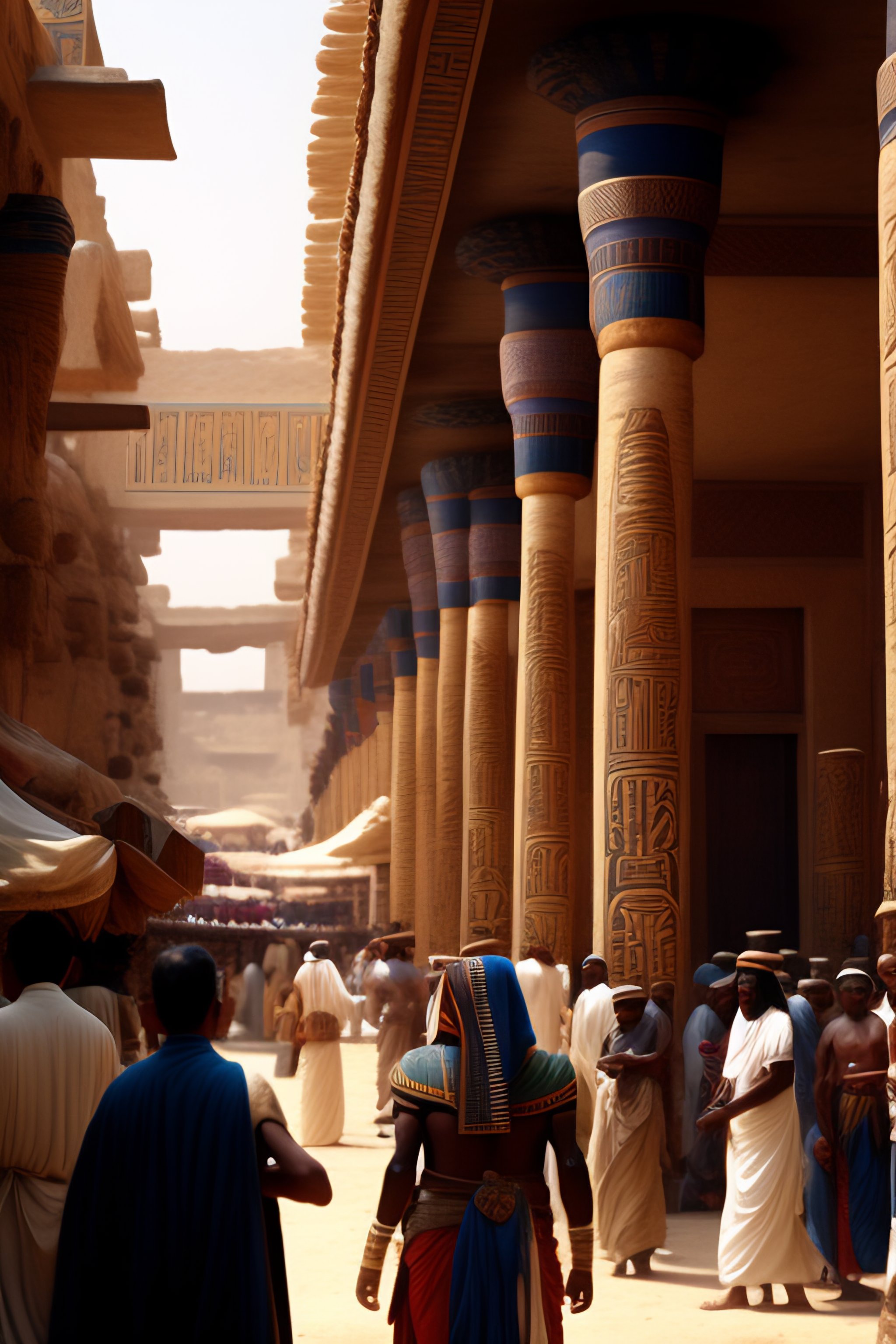 Lexica - Gorgeous cinematography wide shot of Ancient Egypt, Egyptian ...