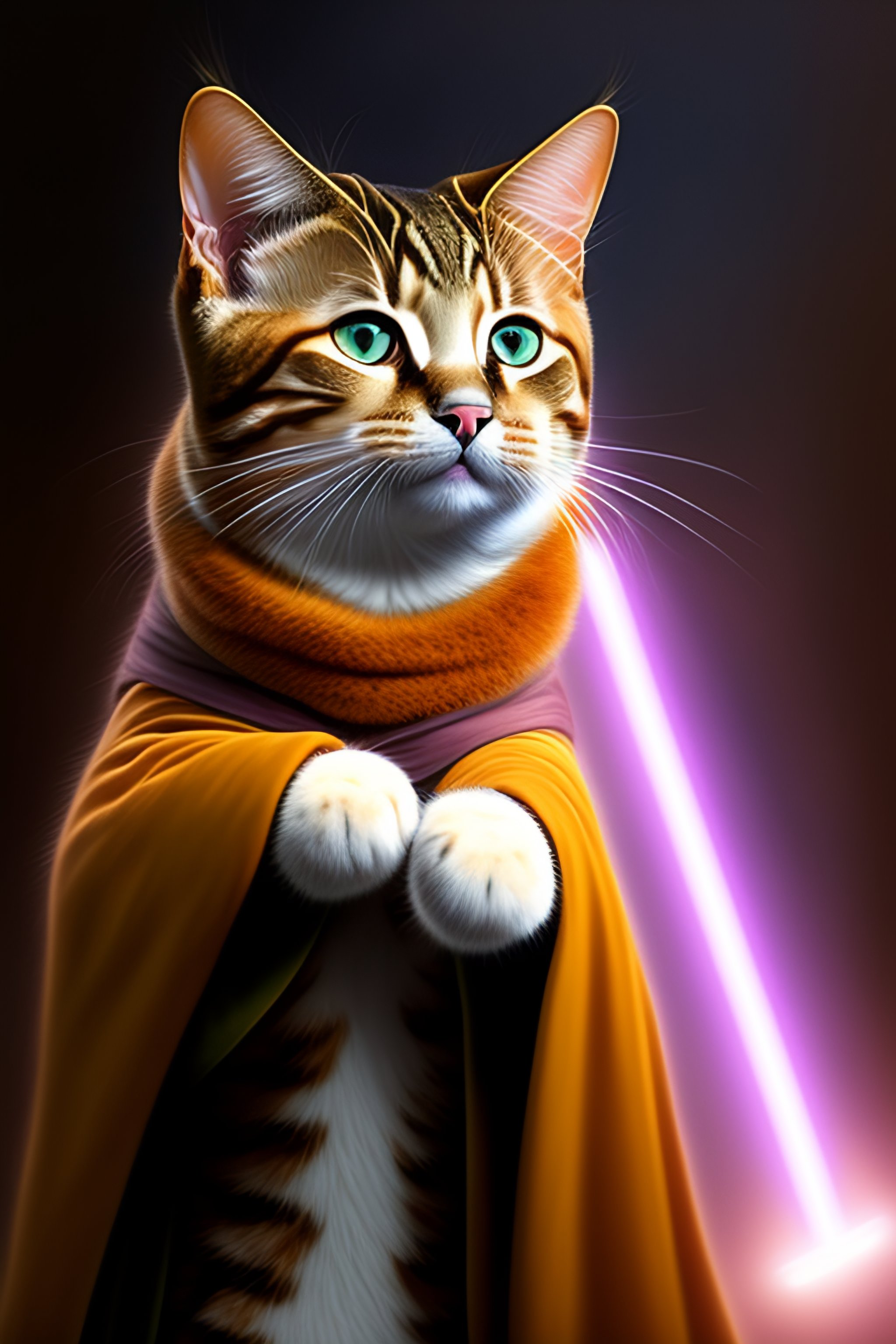 Lexica - Jedi cat doing jedi things