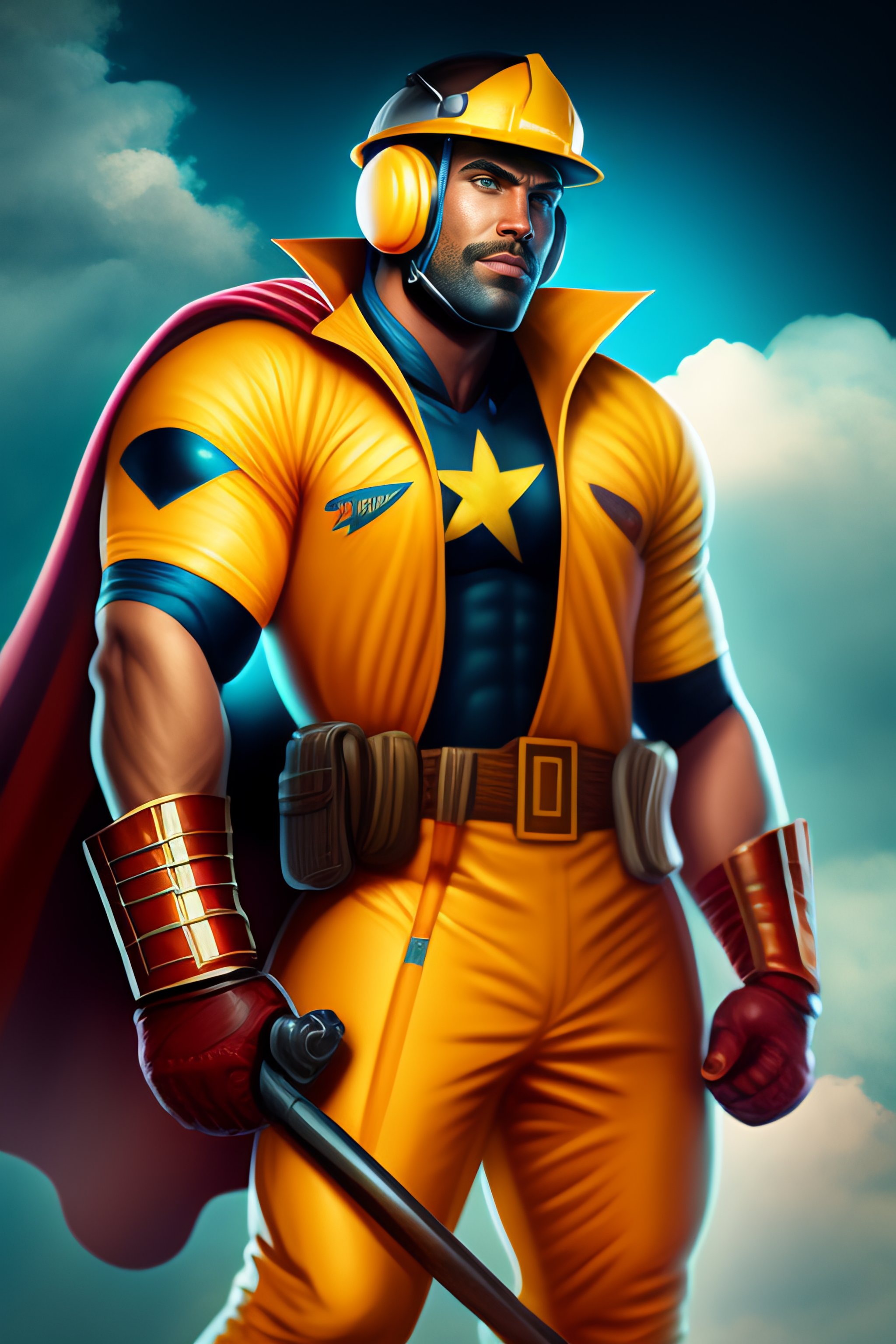 Lexica - Super hero, Construction worker