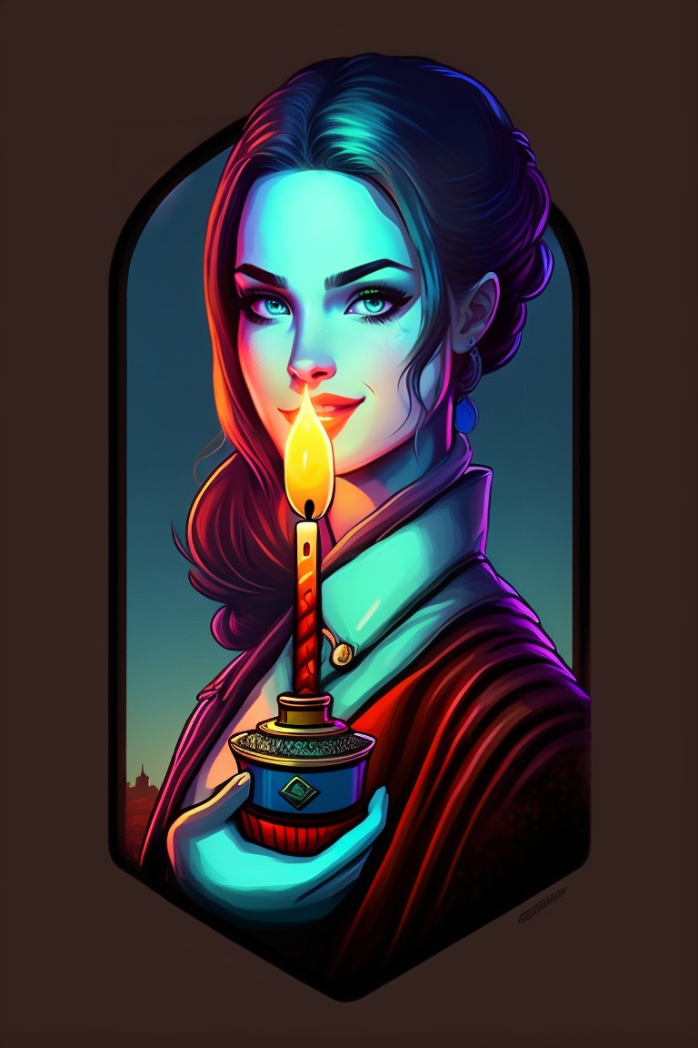 Lexica - An anthropomorphic beautiful female borderlands holding a ...