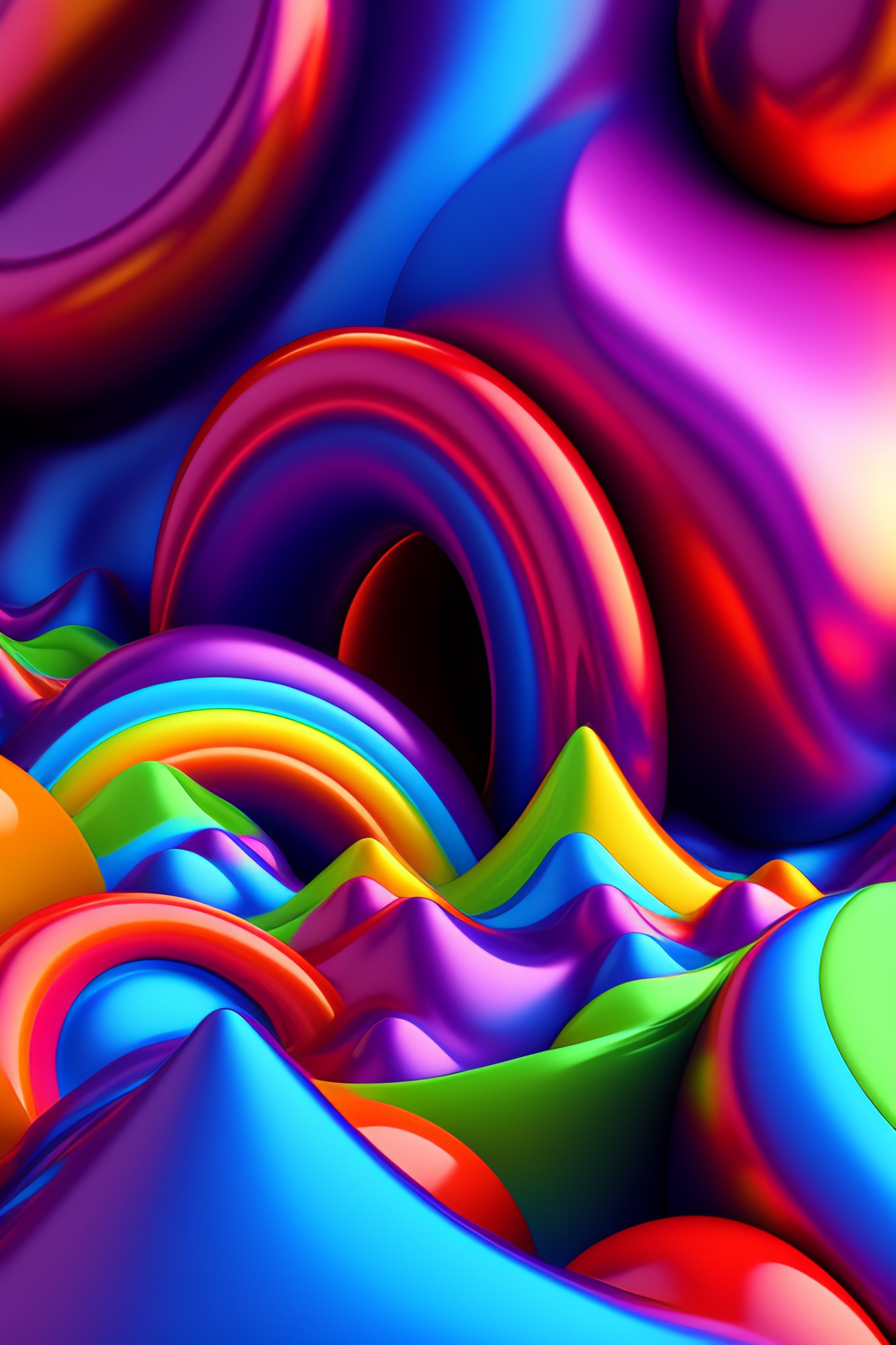 Lexica The Number 8 3d Rendering Candyland Colorfully Vibrant