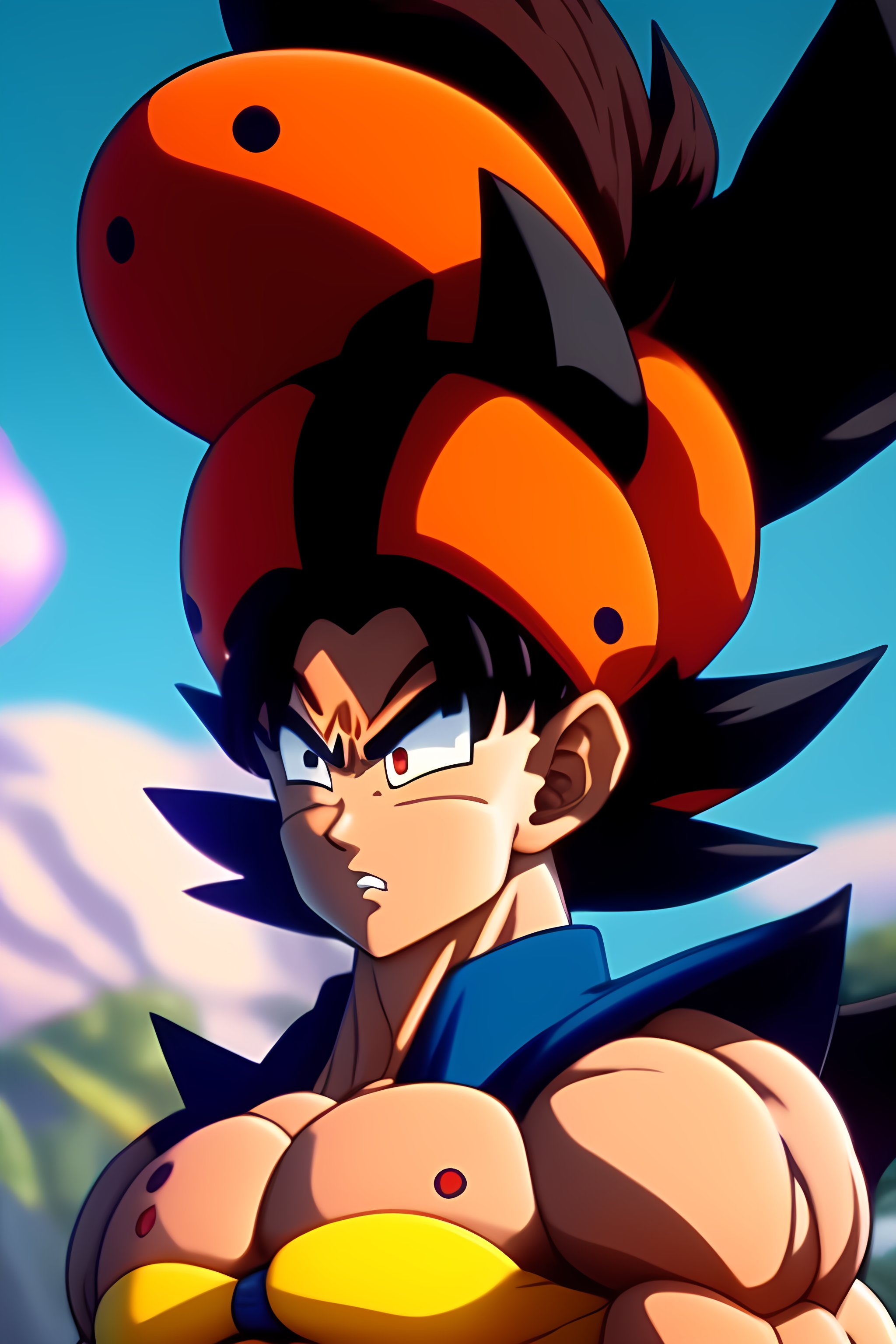 Lexica - Goku diguised the lady bug animated series character