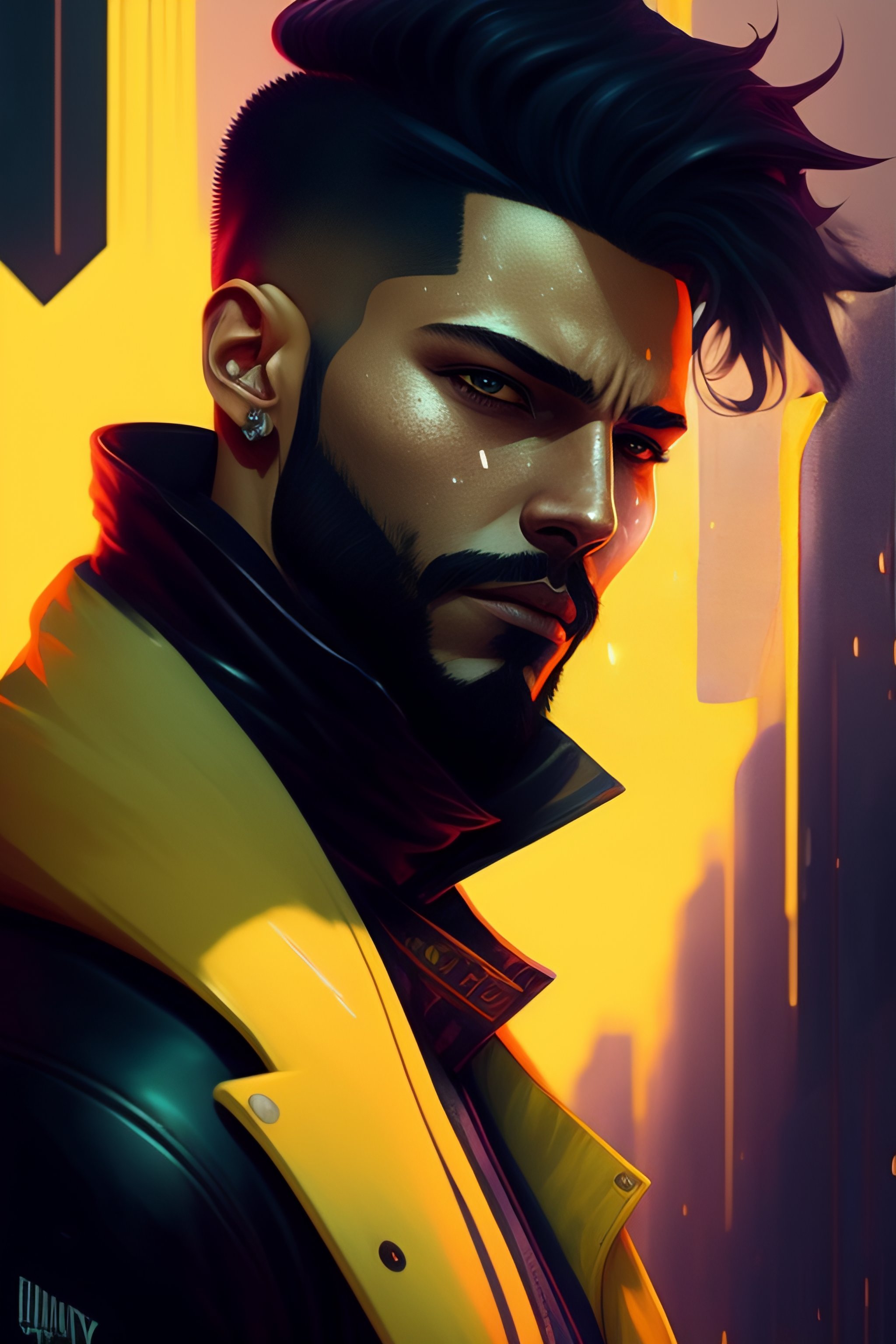 Lexica - Highly detailed portrait of a Hitman by atey ghailan, by greg ...