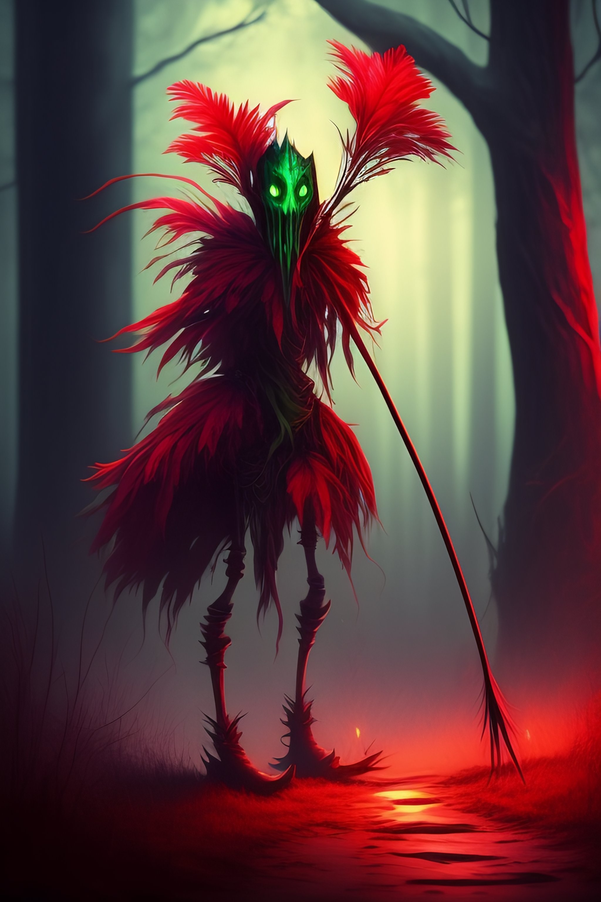 Lexica - Fiddlesticks from league of legends , horror, scary, red ...