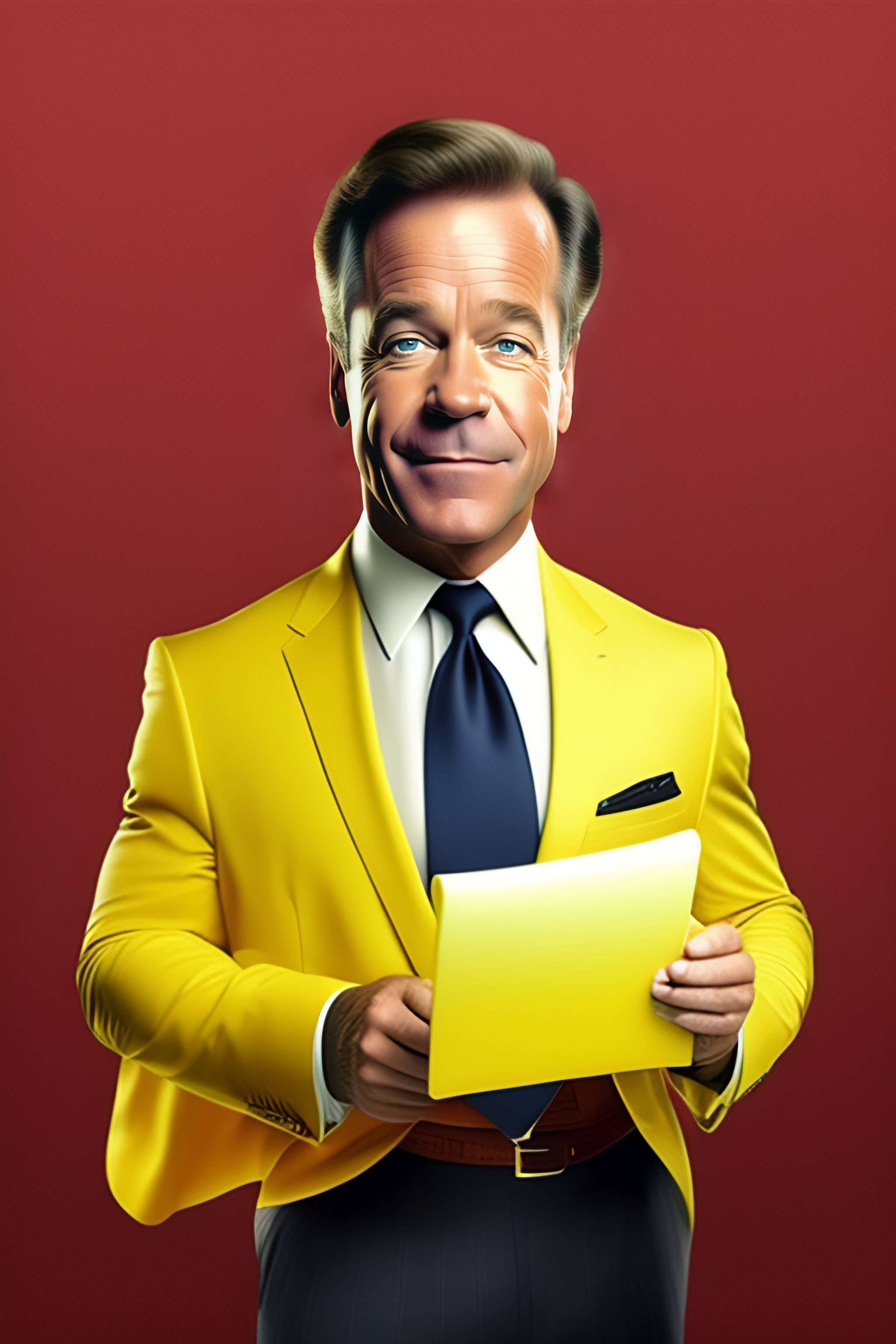 Lexica - Phil hartman, lawyer from the simpsons, using a yellow legal ...