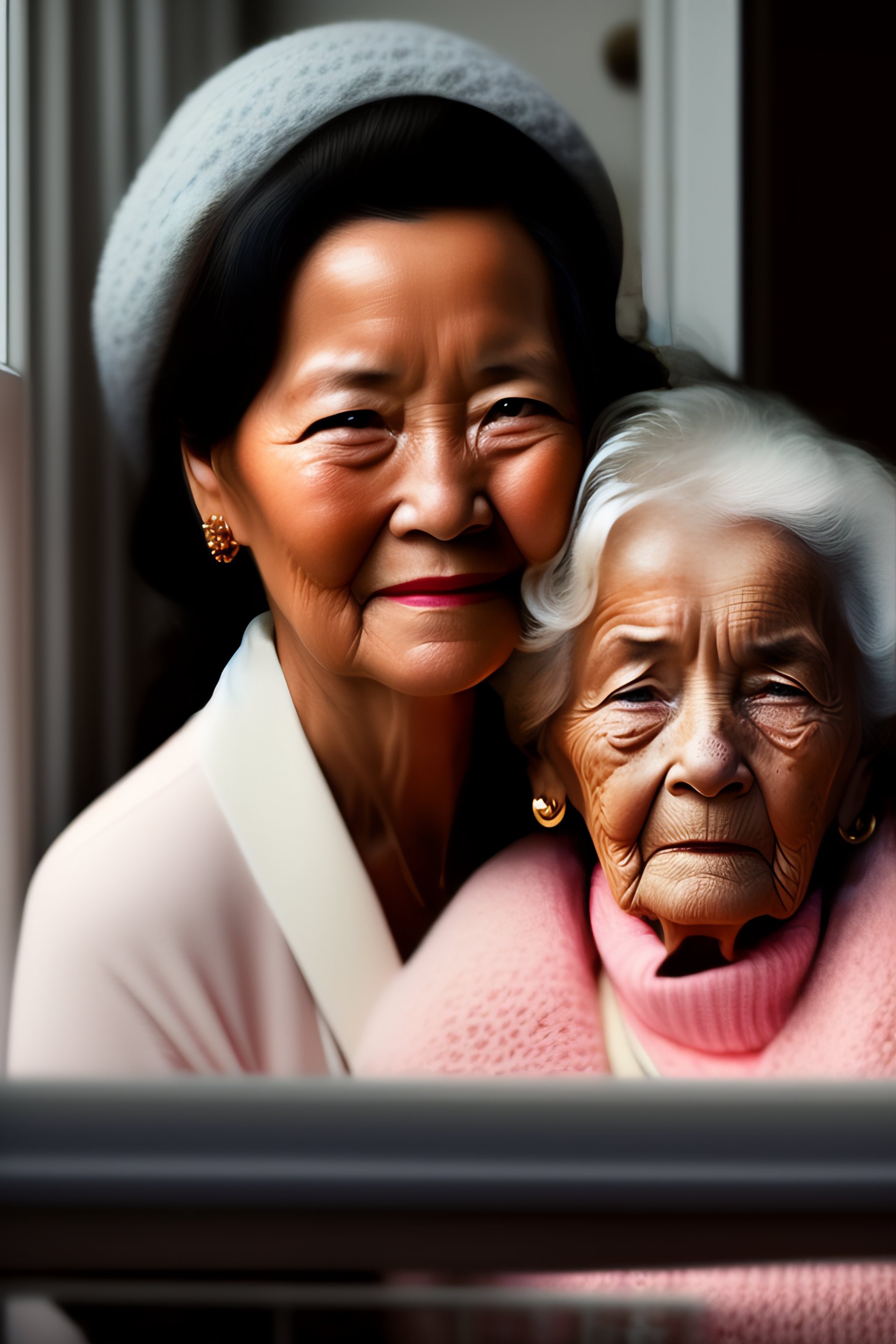 Lexica - Grandmother who says goodbye to her granddaughter because she ...
