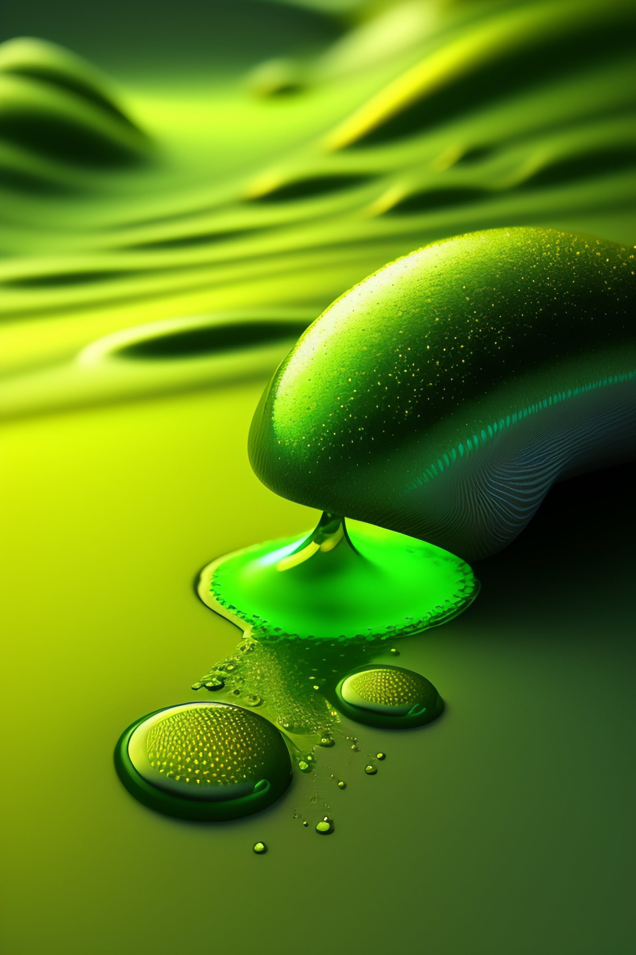 Lexica - Slug leaving a trail of green slime, hyper detailed, ultra ...