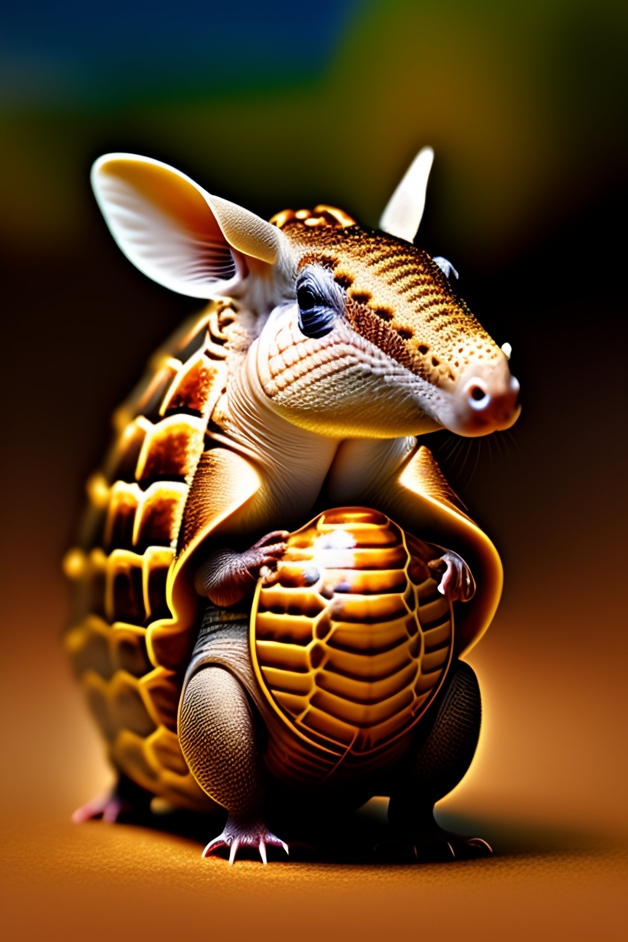 Lexica - Armadillo with dental turtle shell
