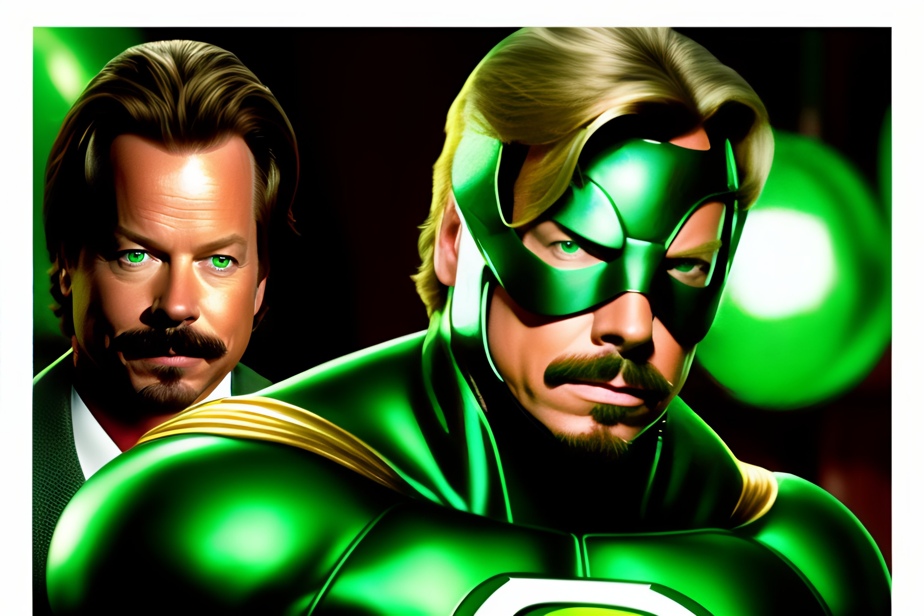 Lexica - David Spade as the superhero Green Lantern