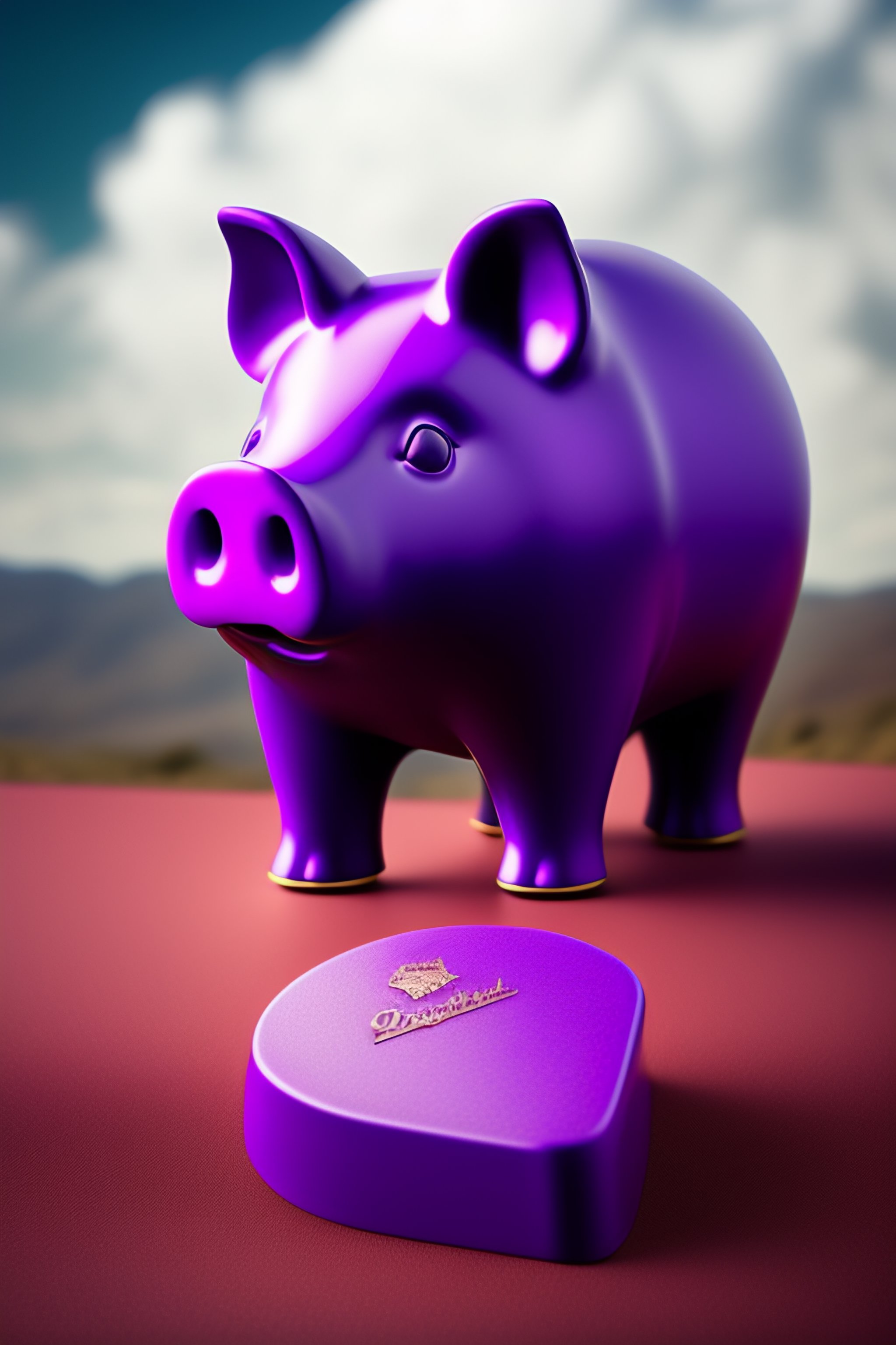 Lexica - Purple pig
