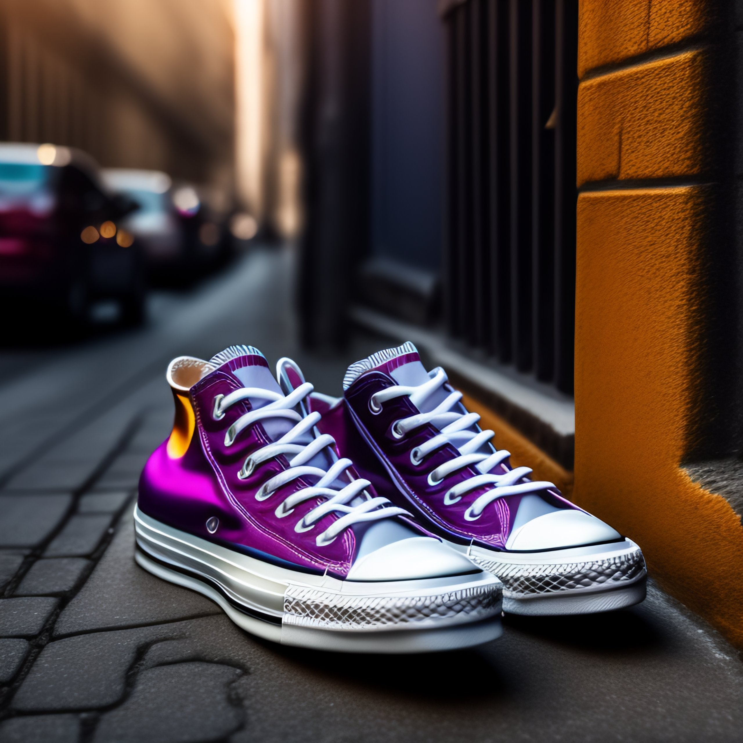 Lexica - Picture of a pair of converse all star sneakers hanging by the ...