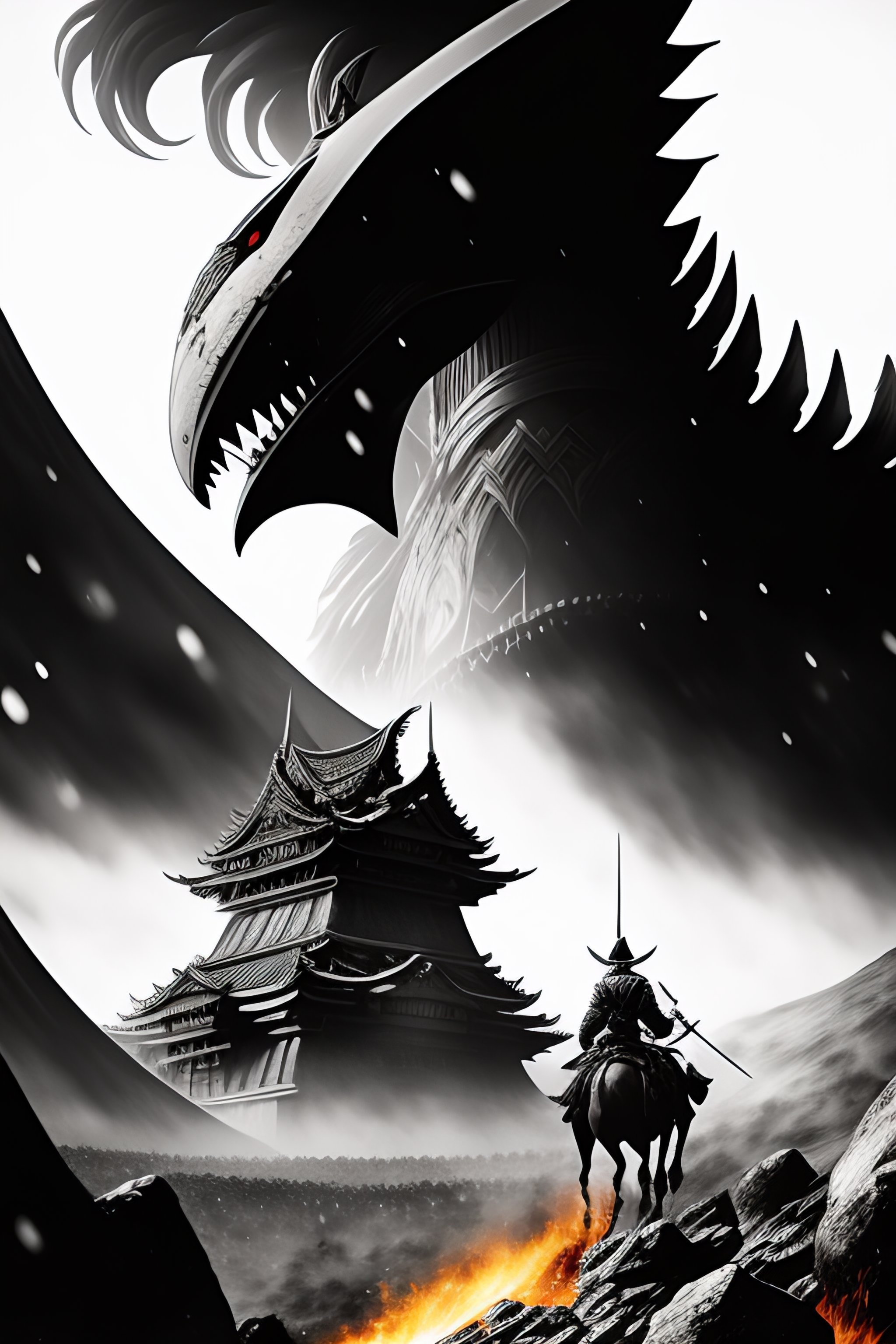 Lexica - Epic battle manga style. A sprawling battlefield with armies ...