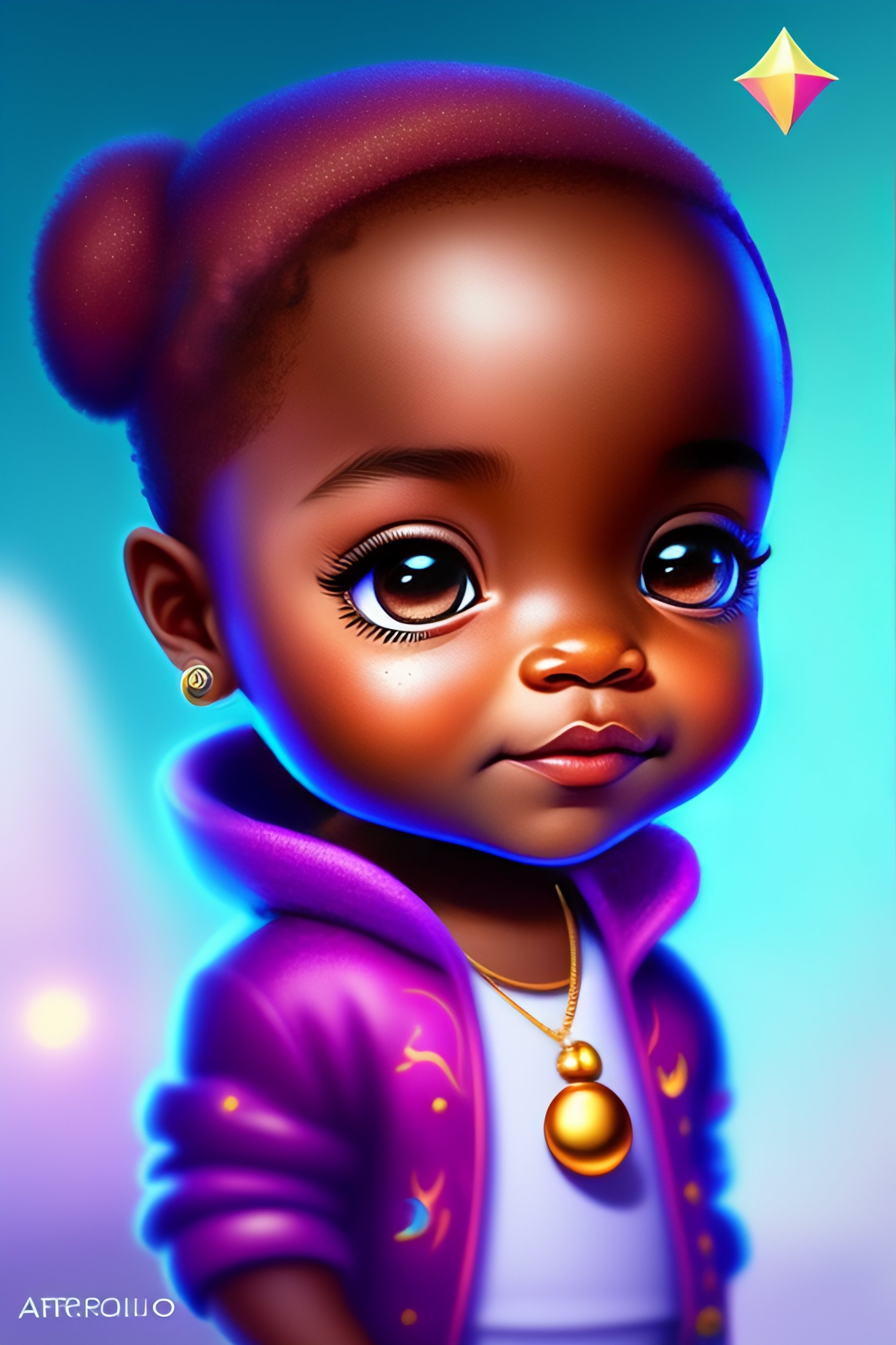 Lexica - Cute and adorable cartoon Davido baby, fantasy, dreamlike ...