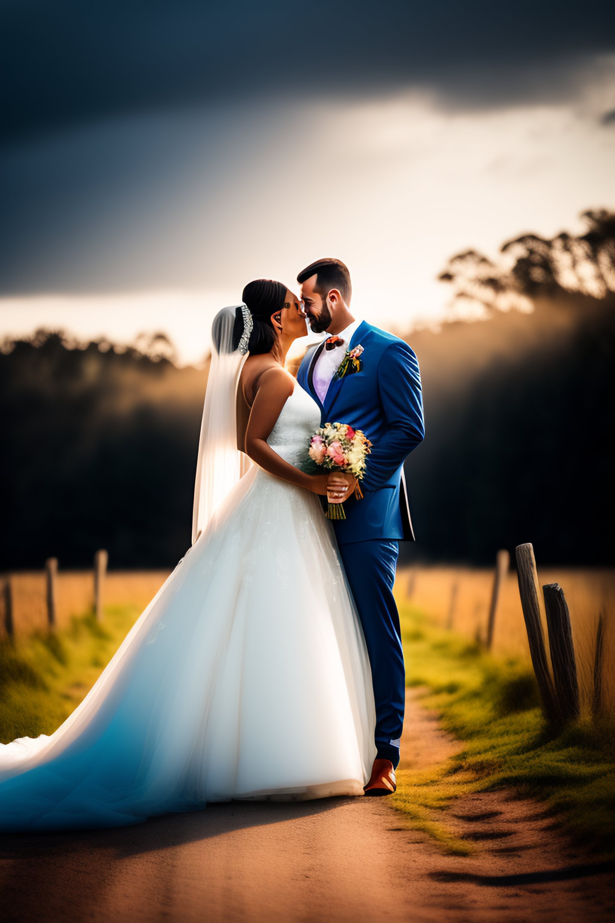 Lexica - Romantic wedding with no humans