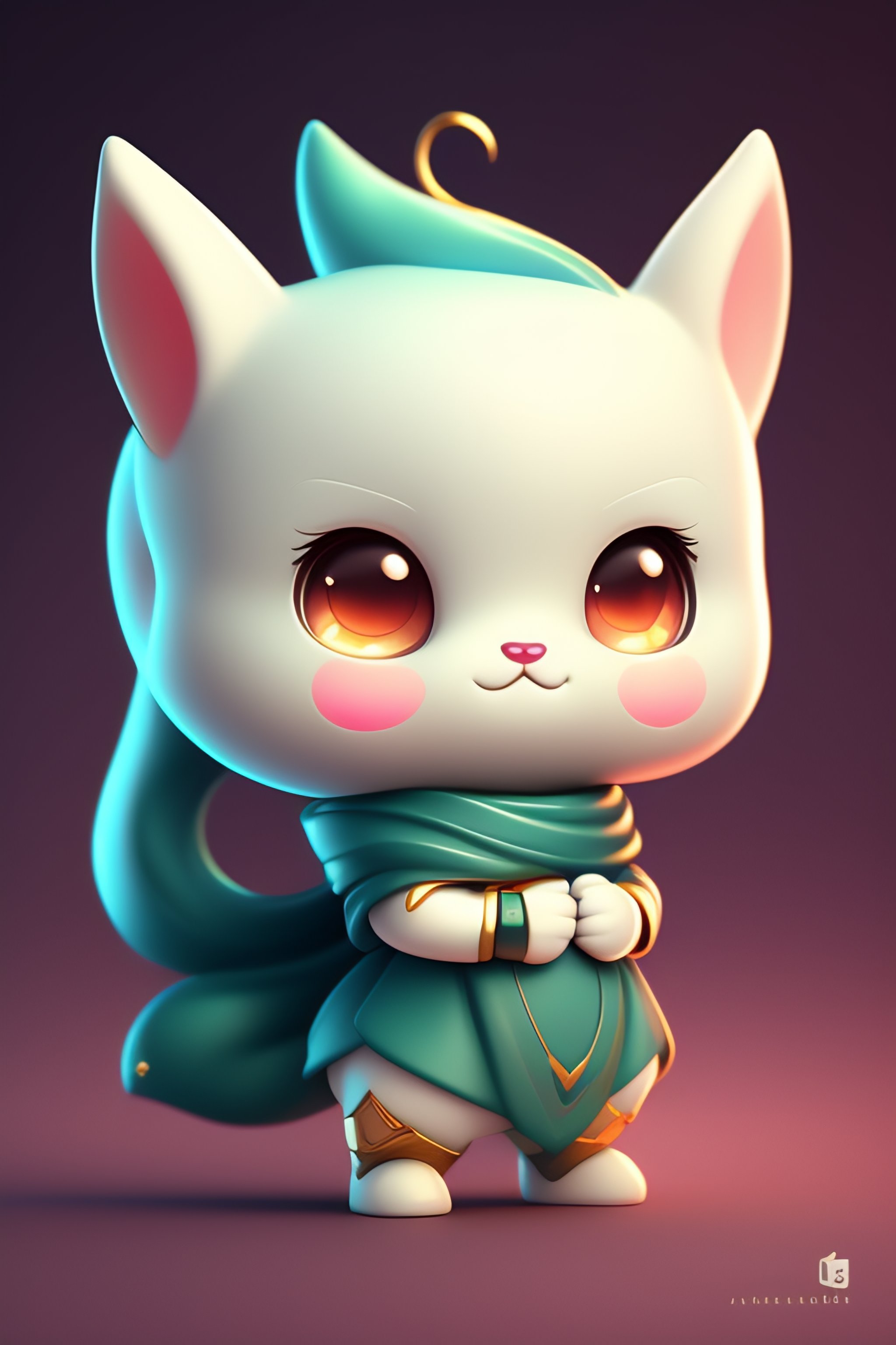 Lexica - Cute and adorable cartoon majinboo baby, fantasy, dreamlike ...