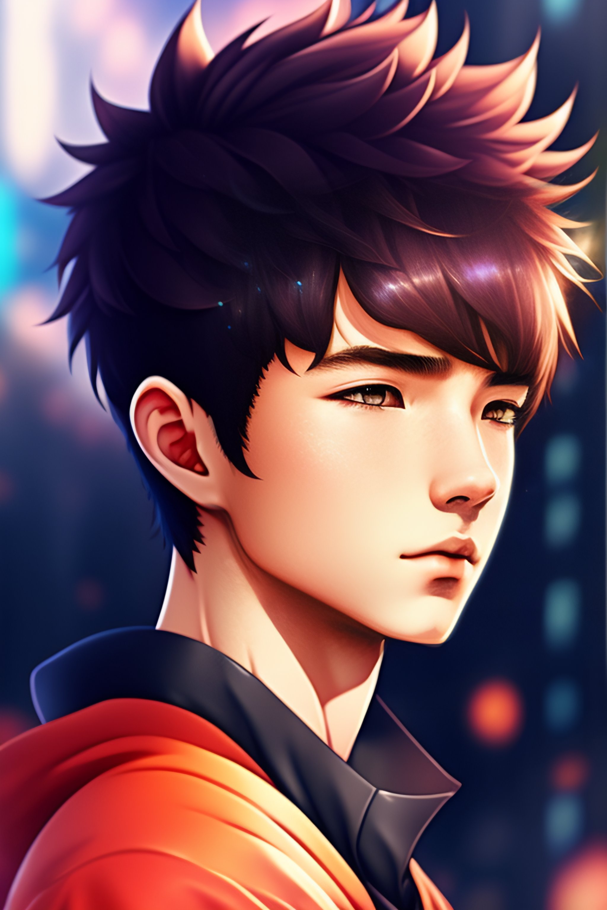 Lexica - Simple design. Portrait of a boy, anime poster, anime ...