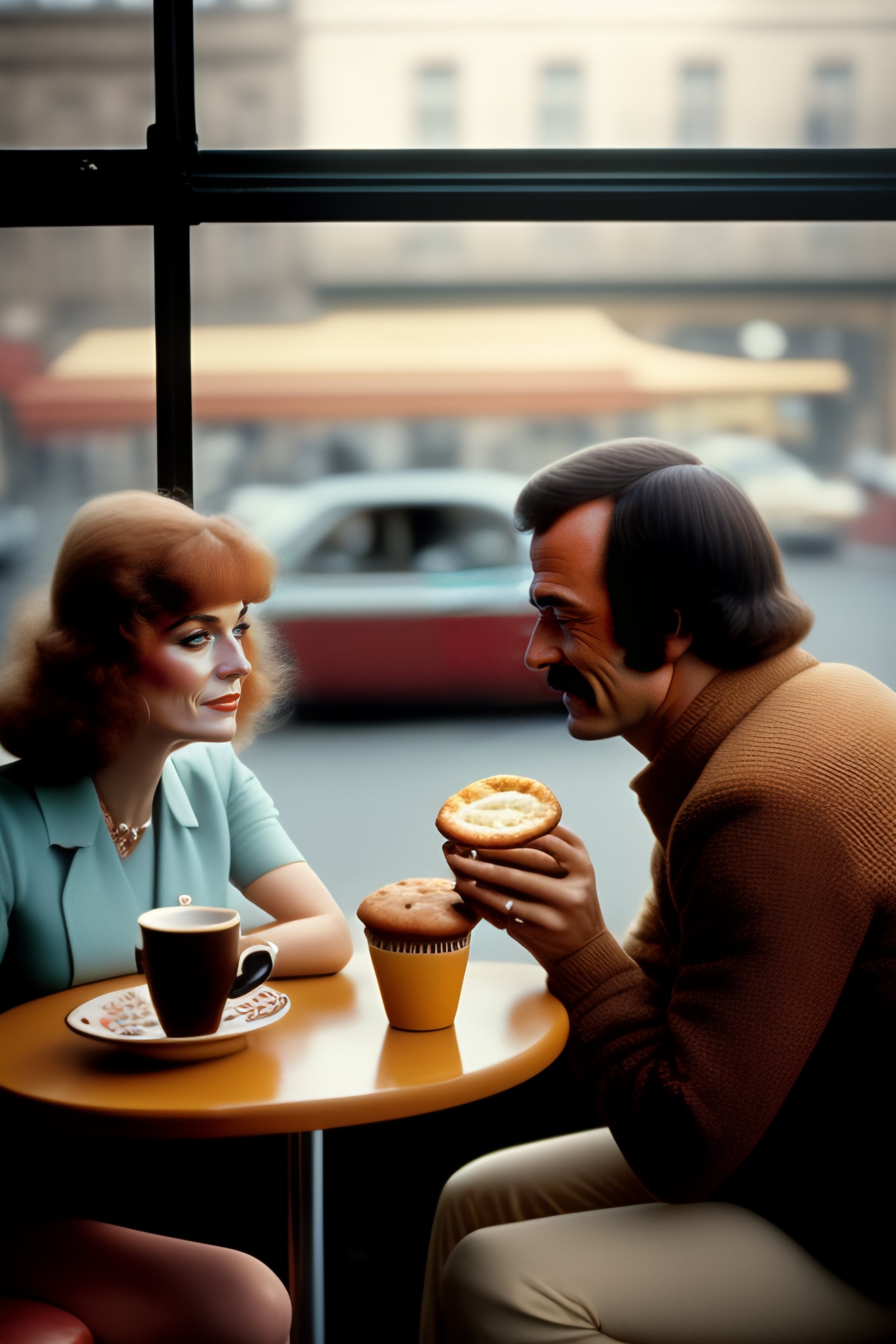 Lexica - 70'S VINTAGE PHOTO OF A DEFORMED DISABLED COUPLE SITTING IN A ...