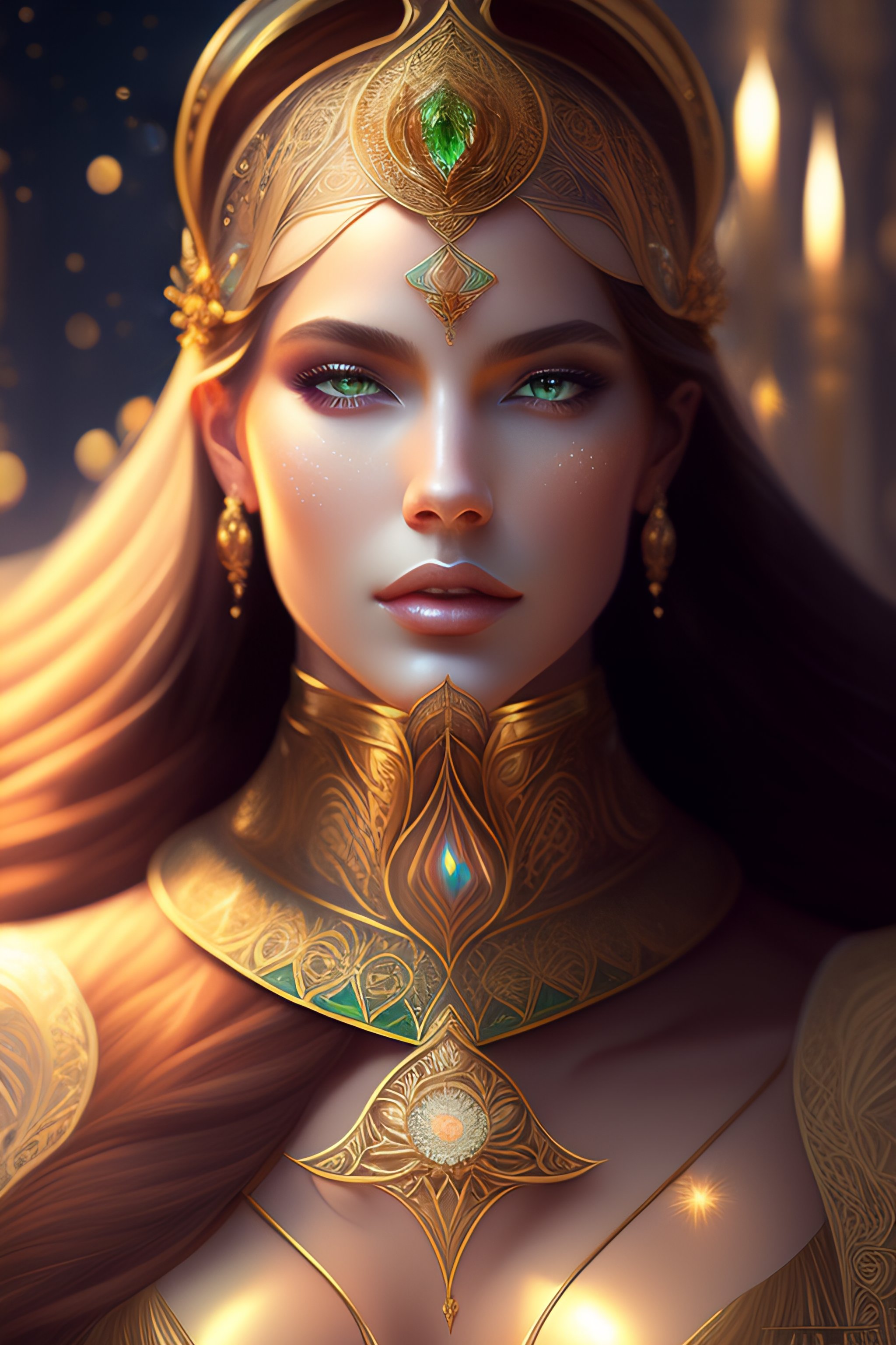 Lexica - Symmetry, full body portrait of gorgeous, american sacral ...