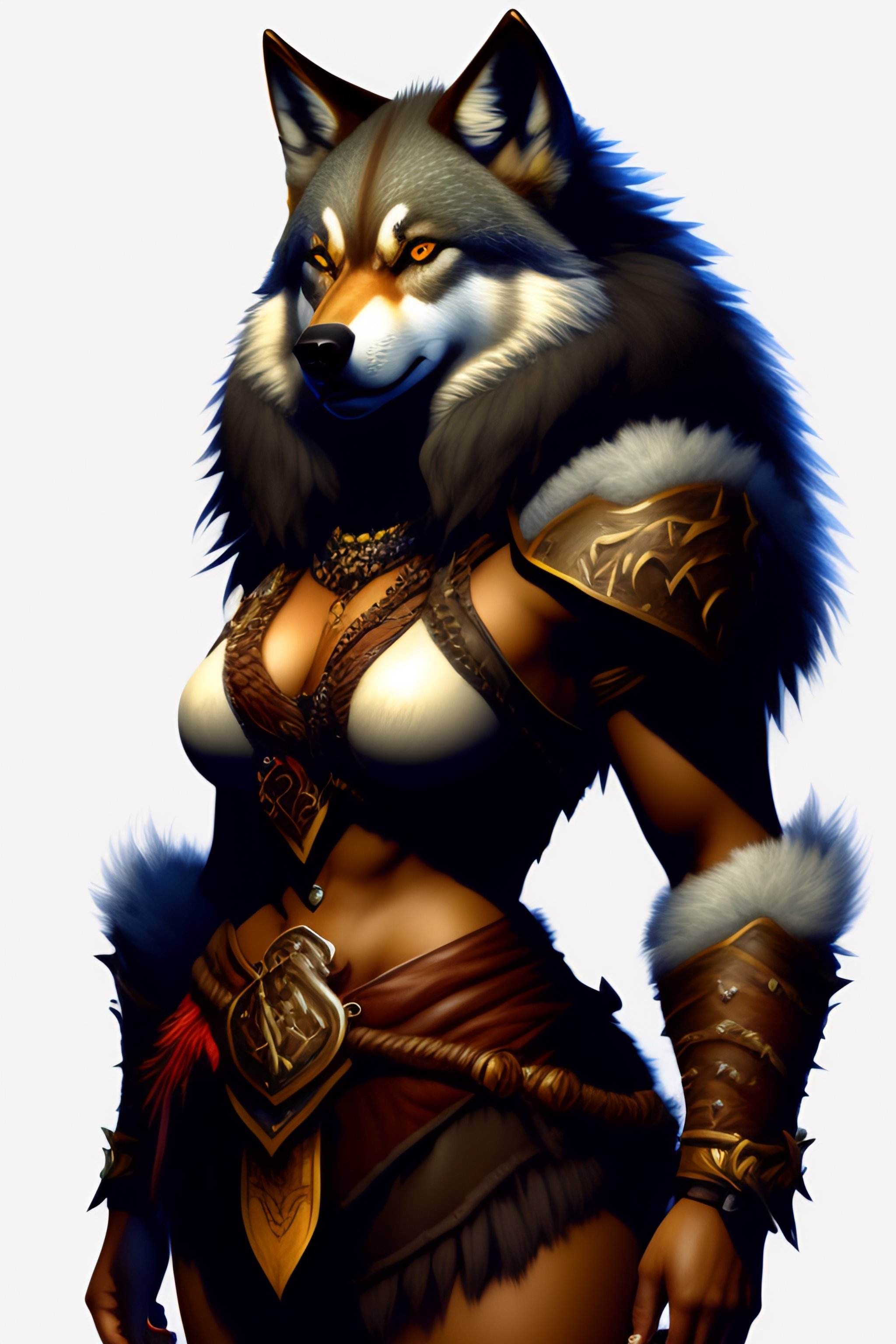 Anthro Wolf Warrior