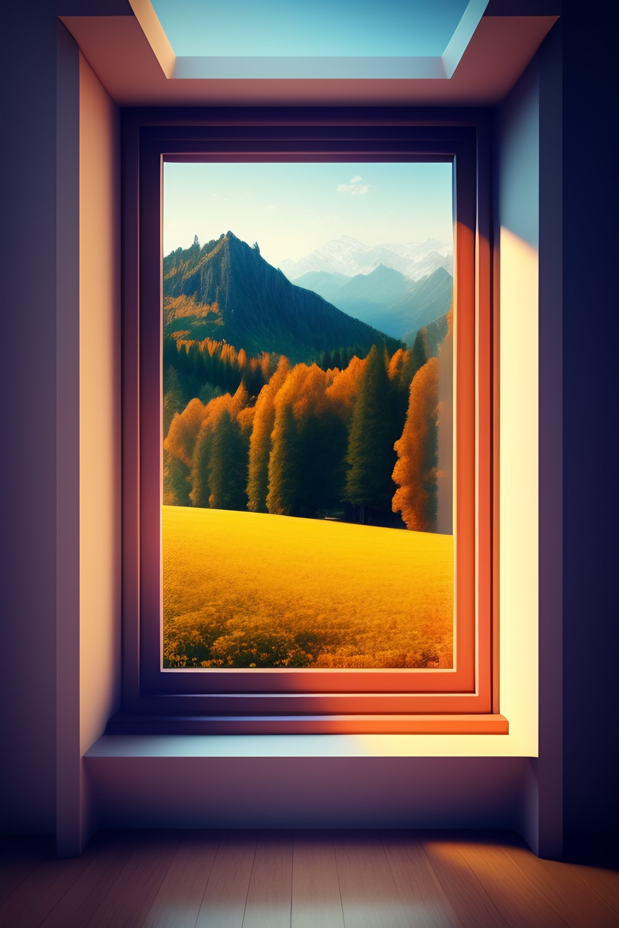 Lexica - Room window, relax, 8k
