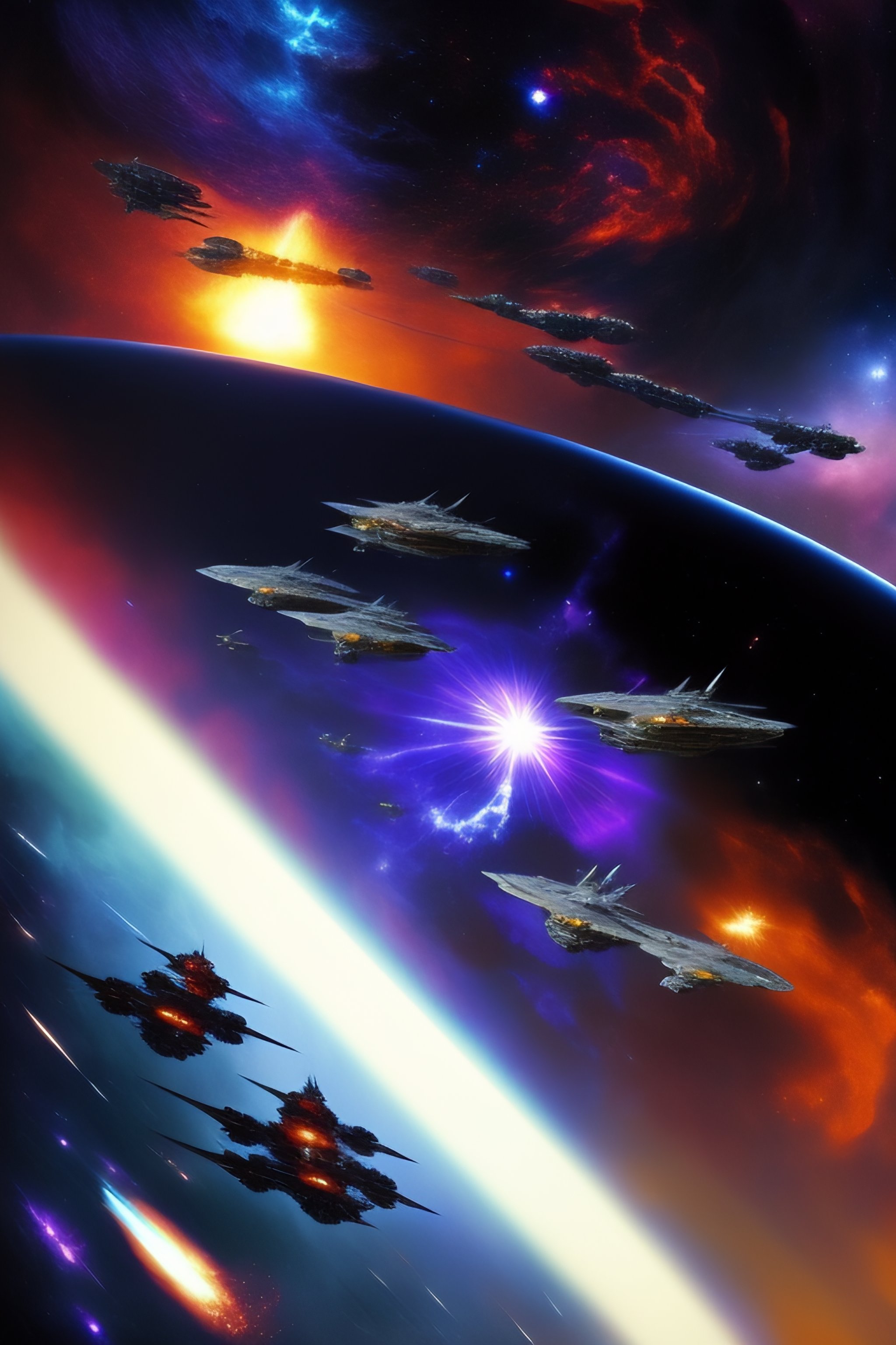 Star Wars Space Battle Background