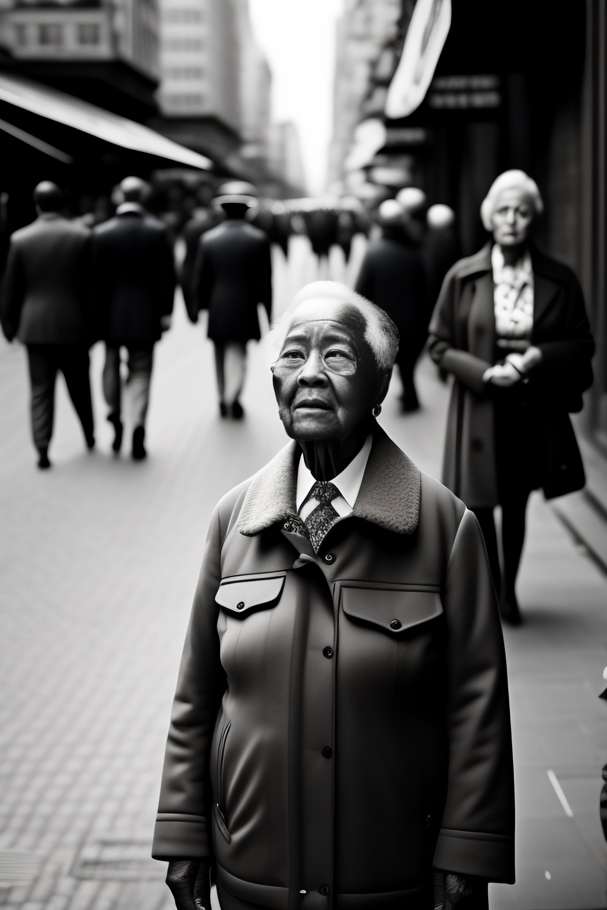 Lexica - William Klein street photography ,random humans, complex ...