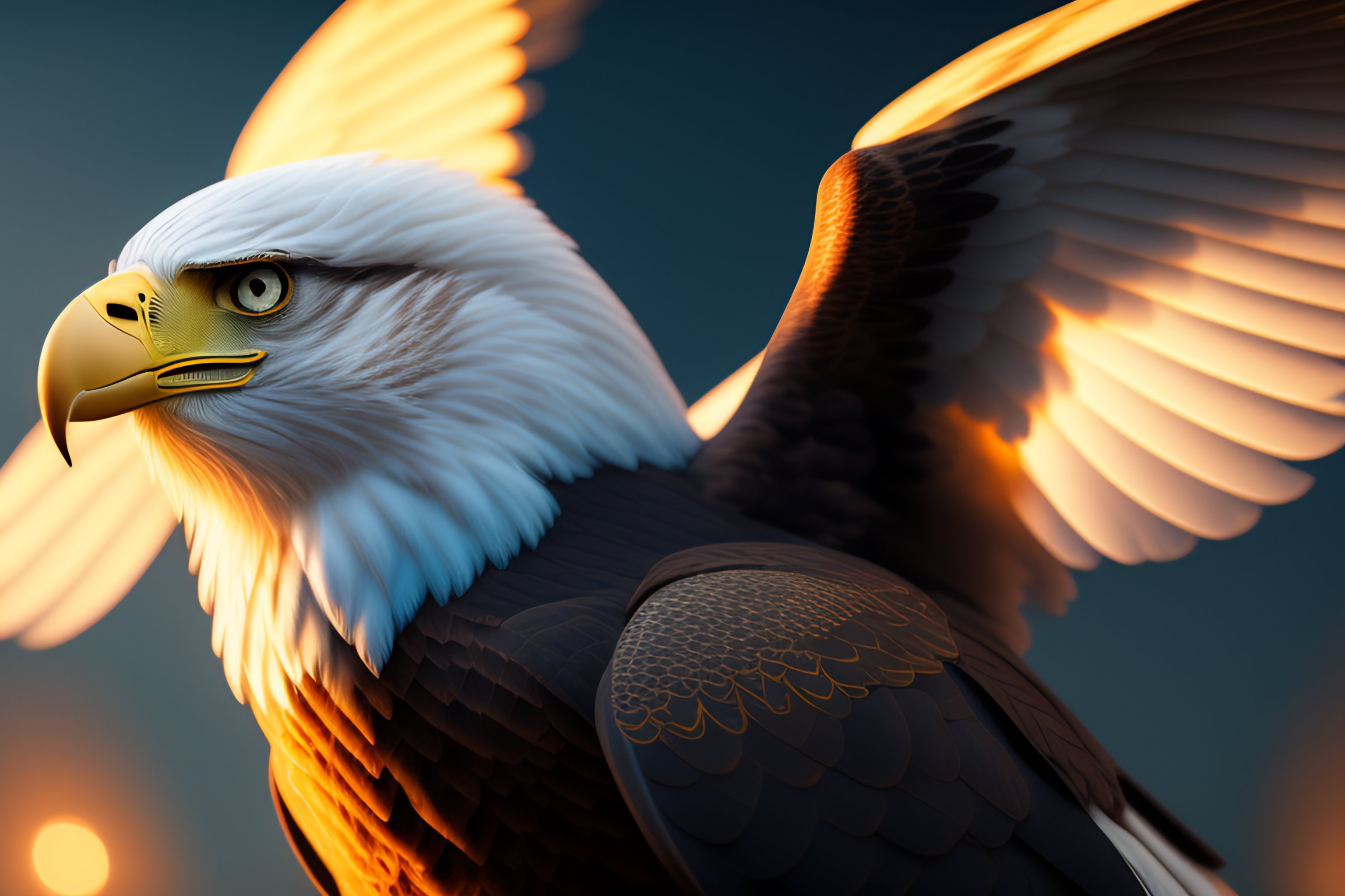 Lexica - An Eagle riding a bicycle, studio lighting, quality ...