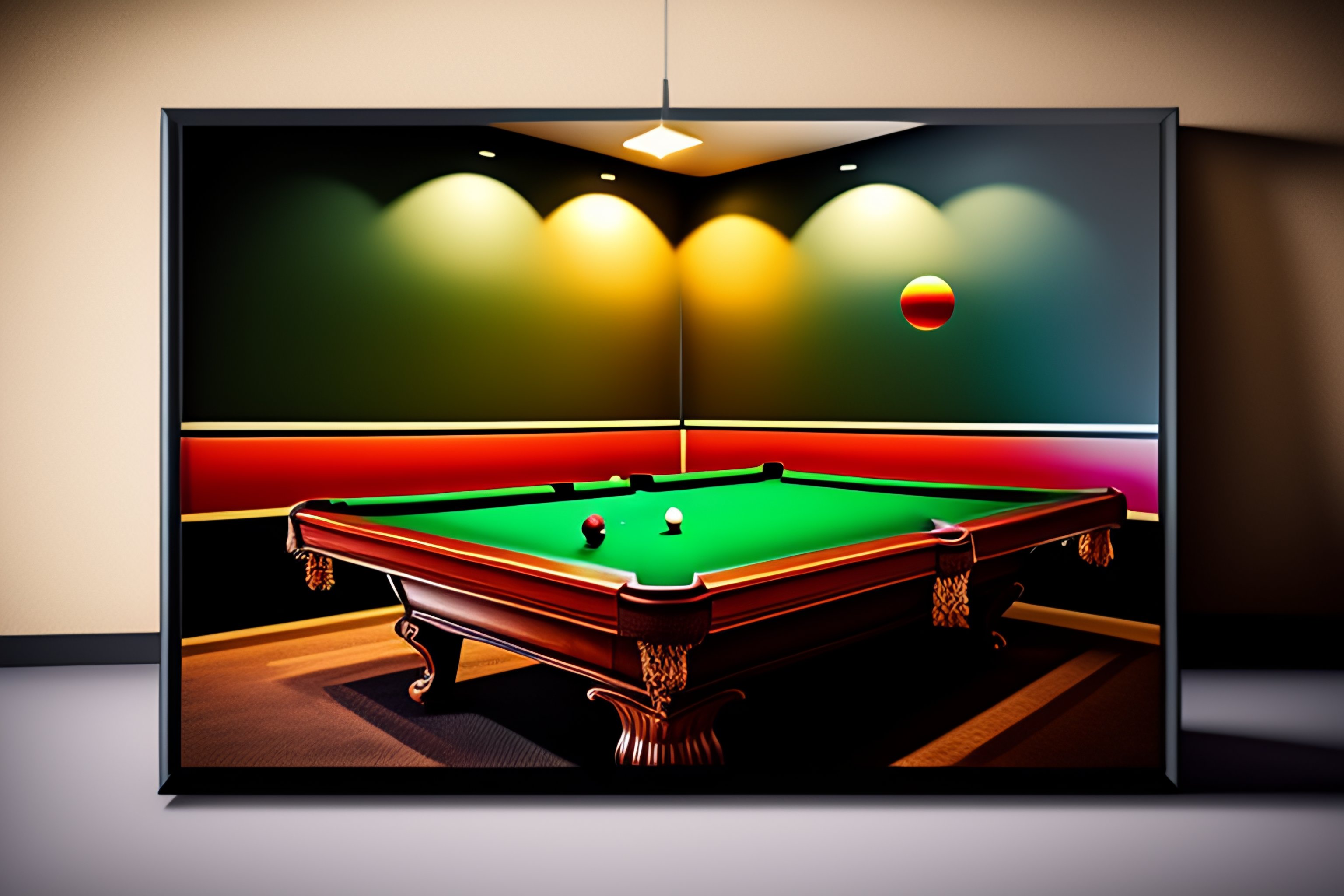 Lexica - Billard wall art poster,high details,4k