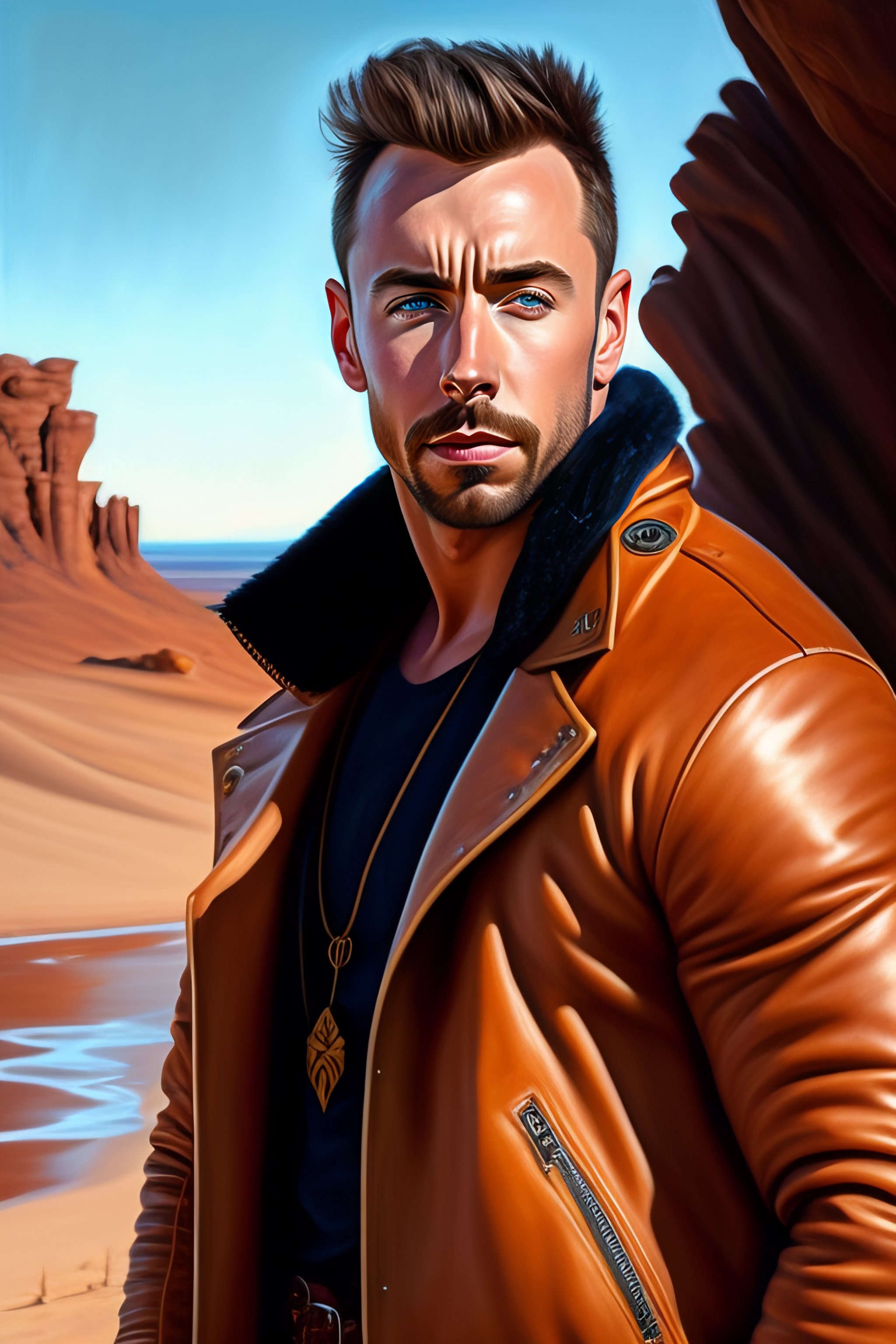 Lexica - Peter Hollens, mad max jacket, renaissance, cables on his body ...