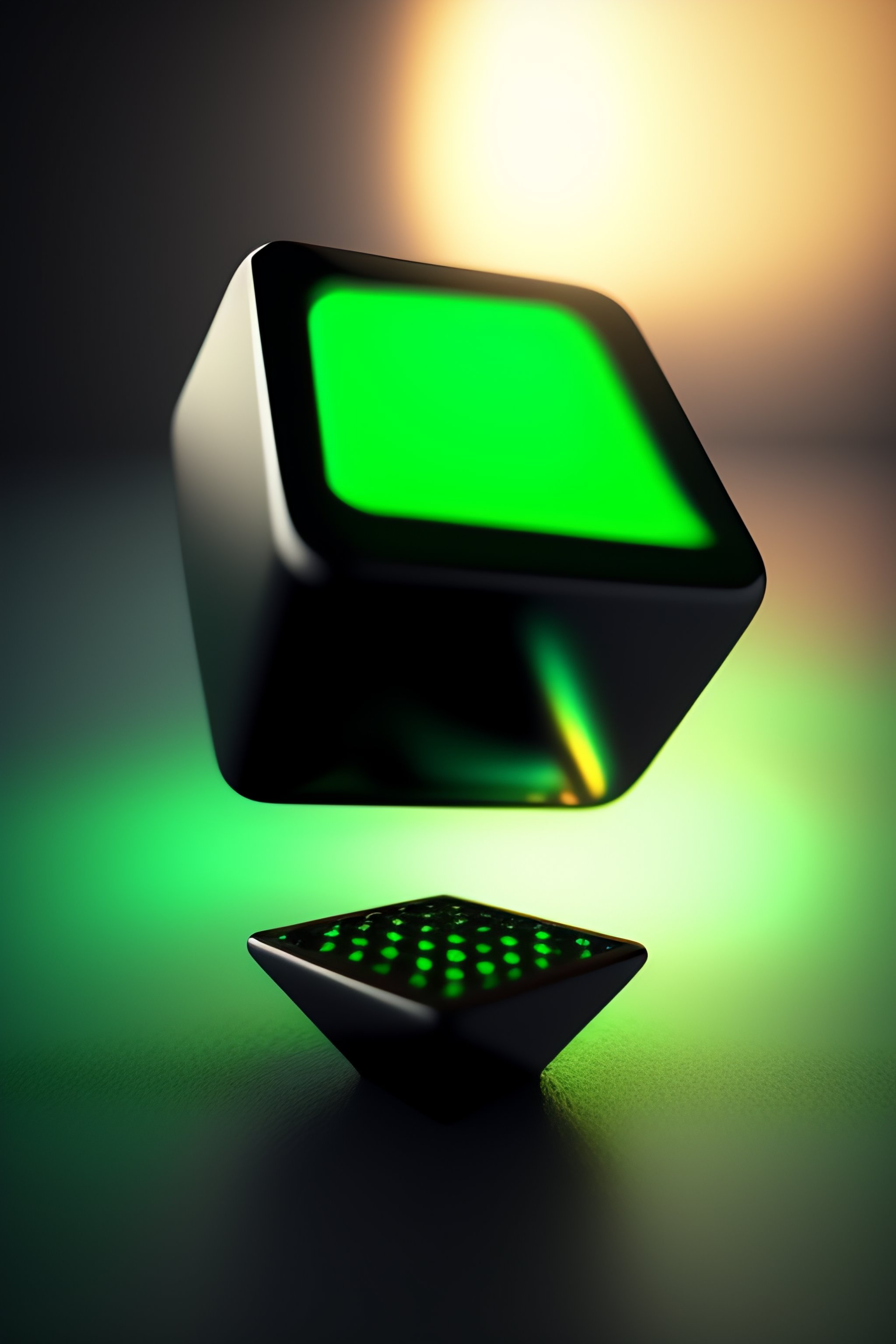 Lexica - A photorealistic render of a metallic crystalline neotribal ...