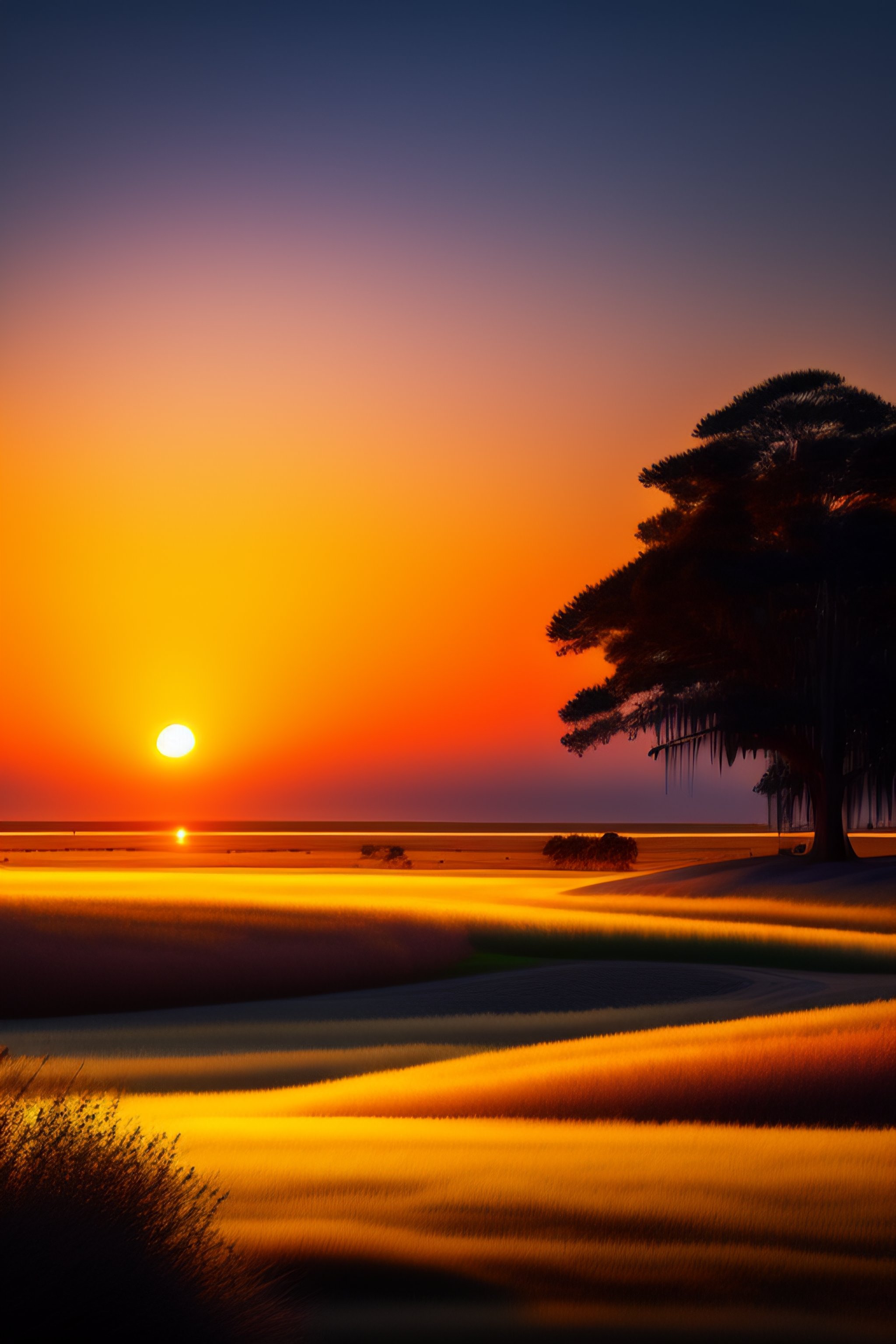 Lexica - Southern landscape and sunset