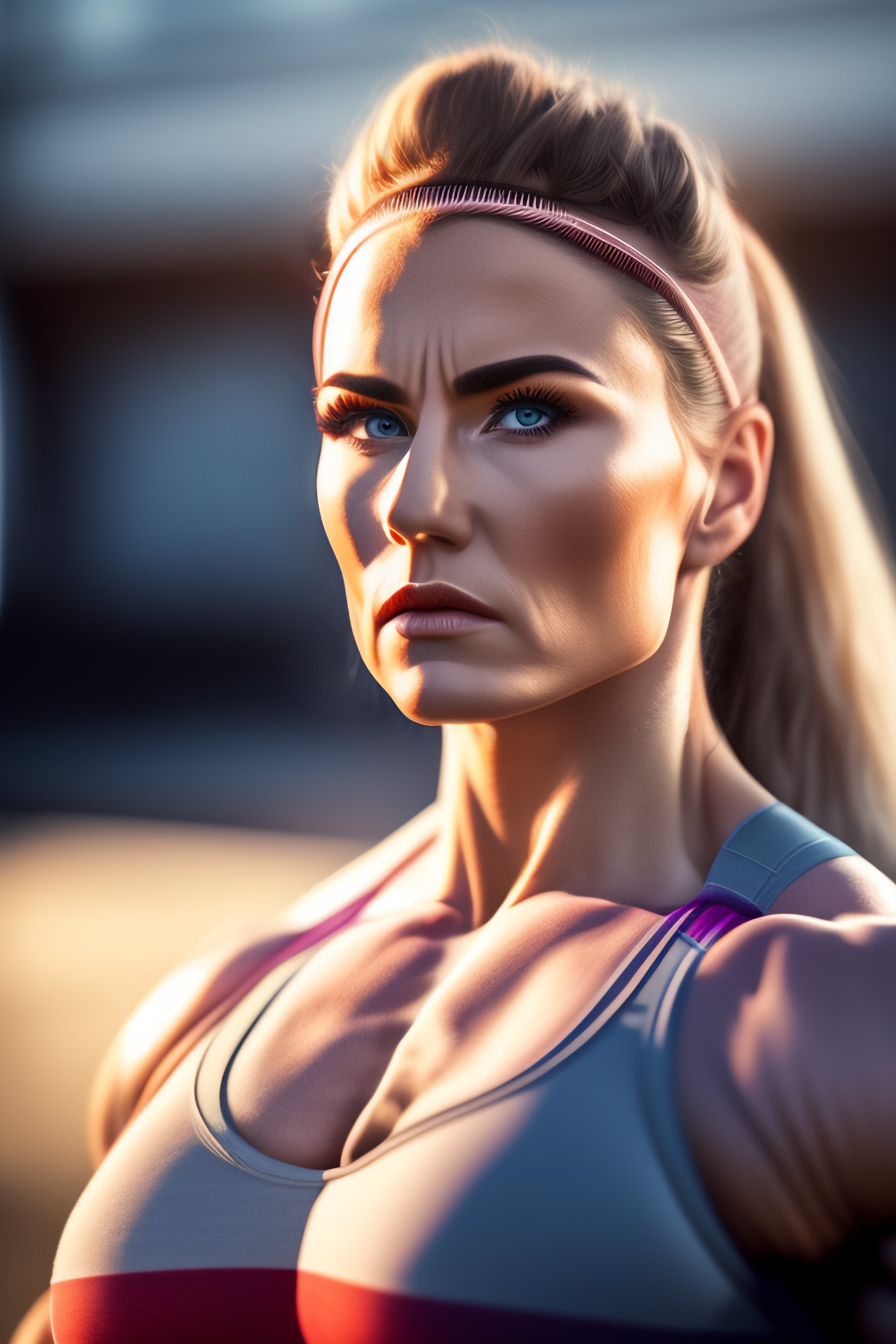 Lexica - (Woman bodybuilder, candid, 8k, masterpiece, high-res, insane ...