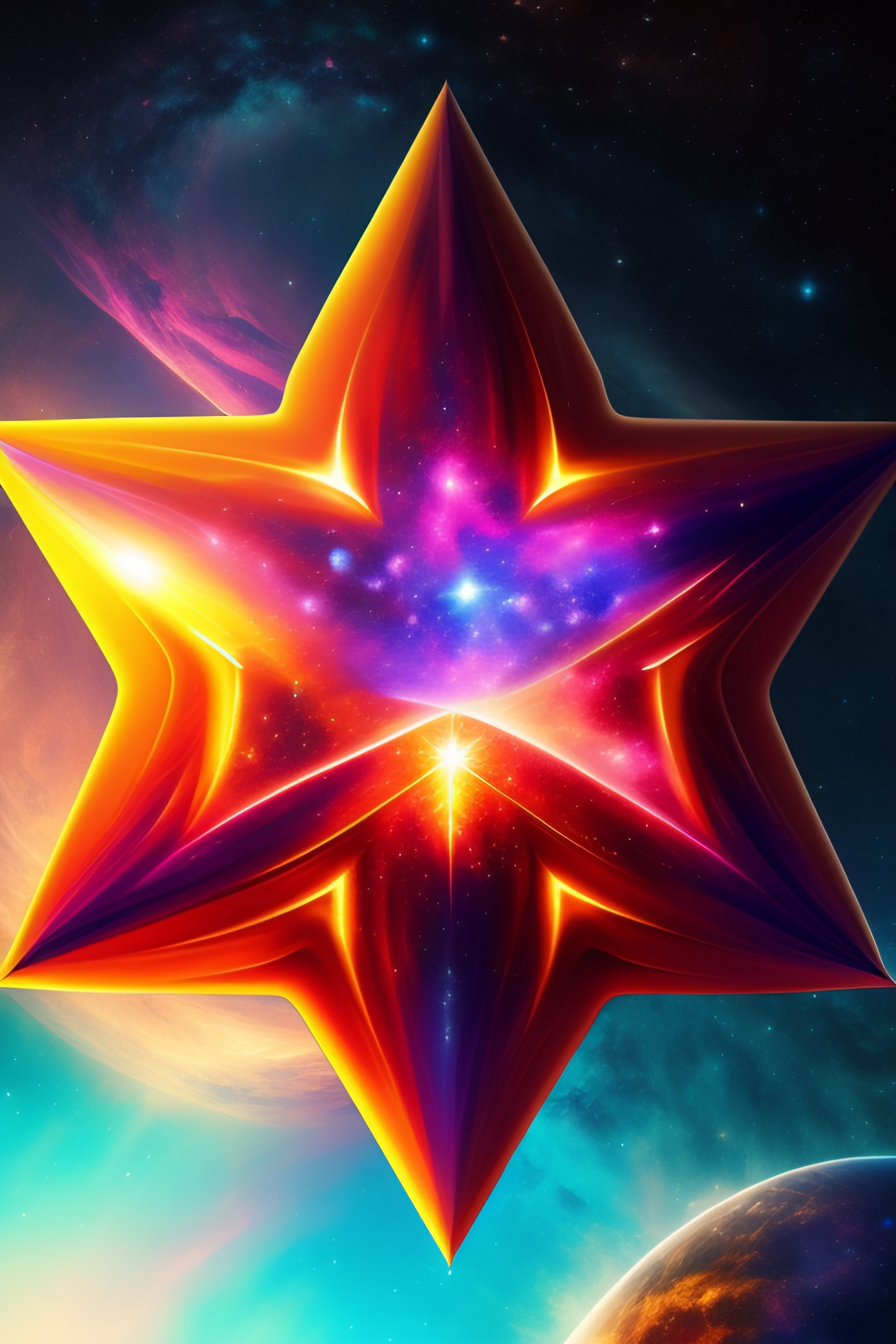 Lexica - Nebula star cartoon