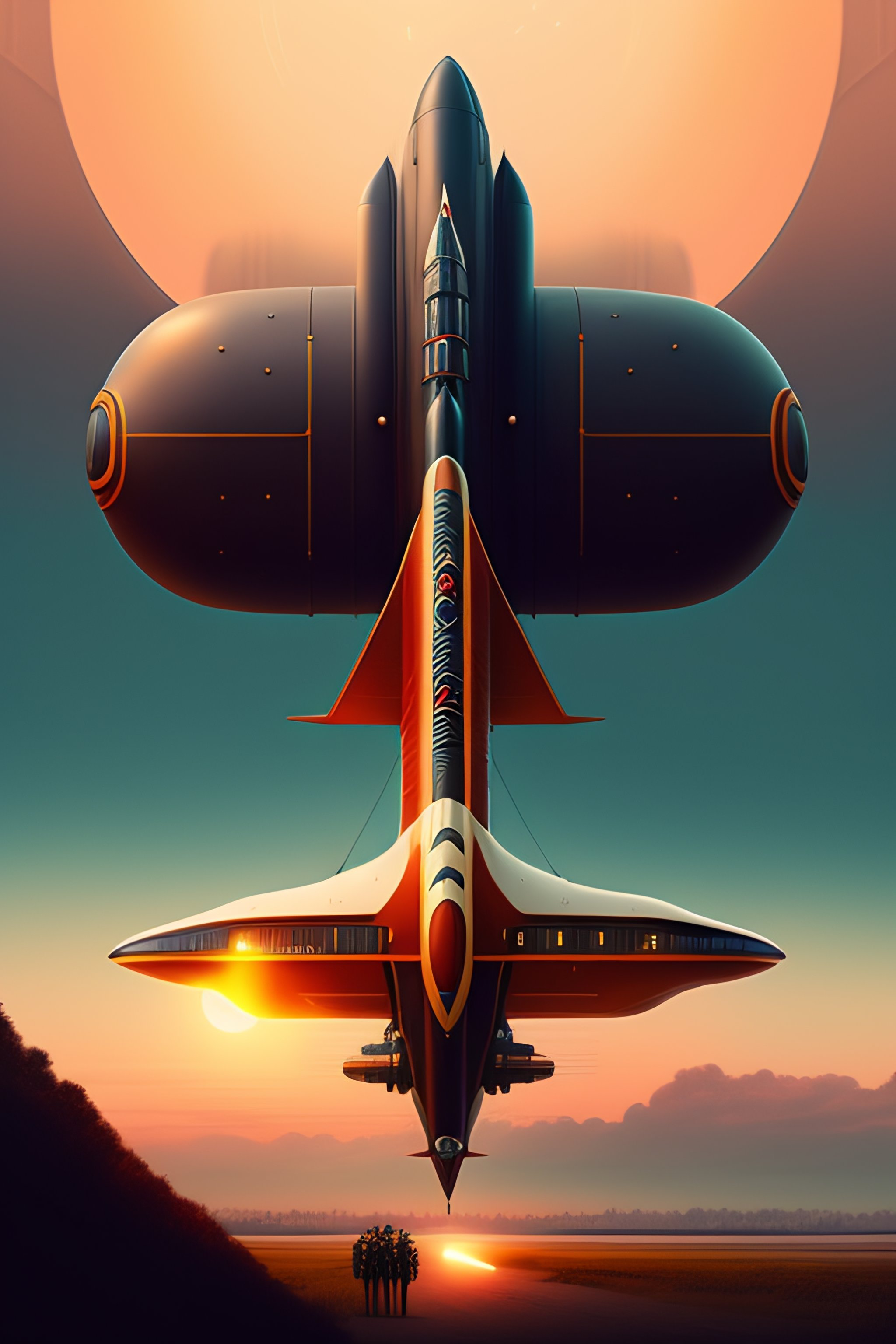 Lexica - Simon stalenhag poster 1920s style, futuristic, leather ...