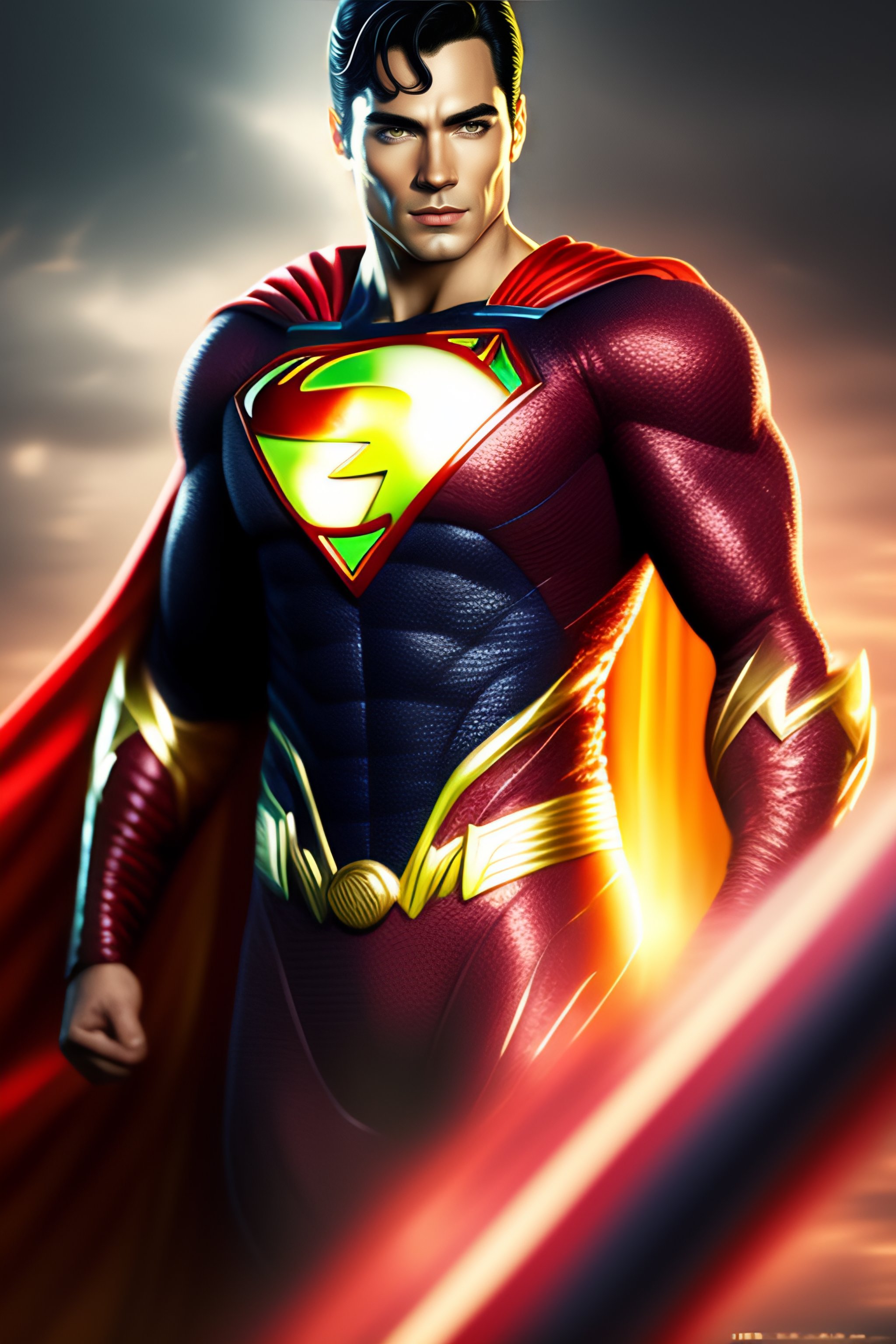 Lexica - Superman, the flash, futuristic, android, 4k, art, masterpiece