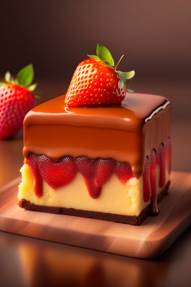 Lexica - The most delicious chocolate dessert in the world, caramel ...