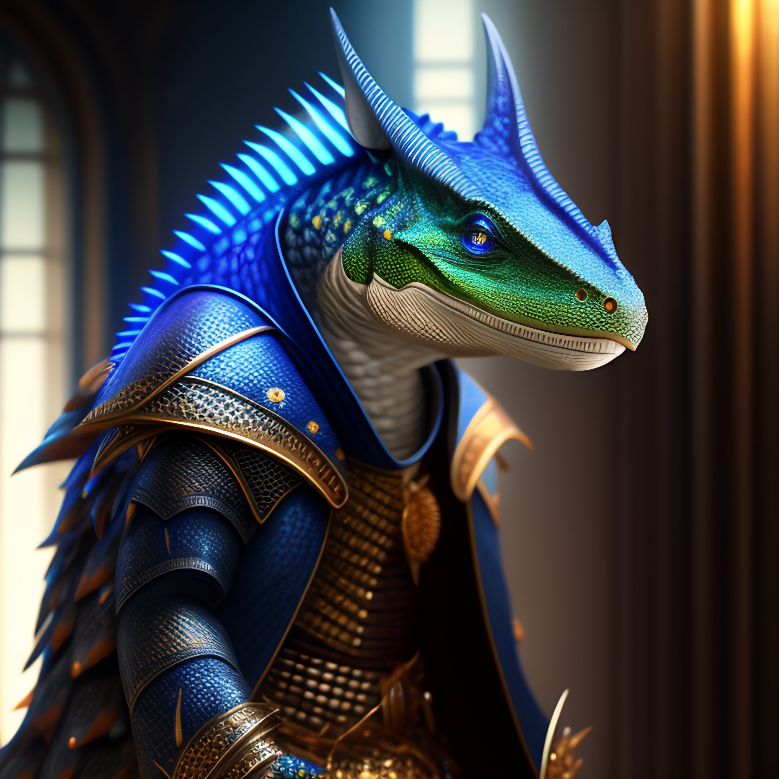 Lexica - Lizardman bandit. Reptile. Furry. Humanoid. Blue scales skin ...