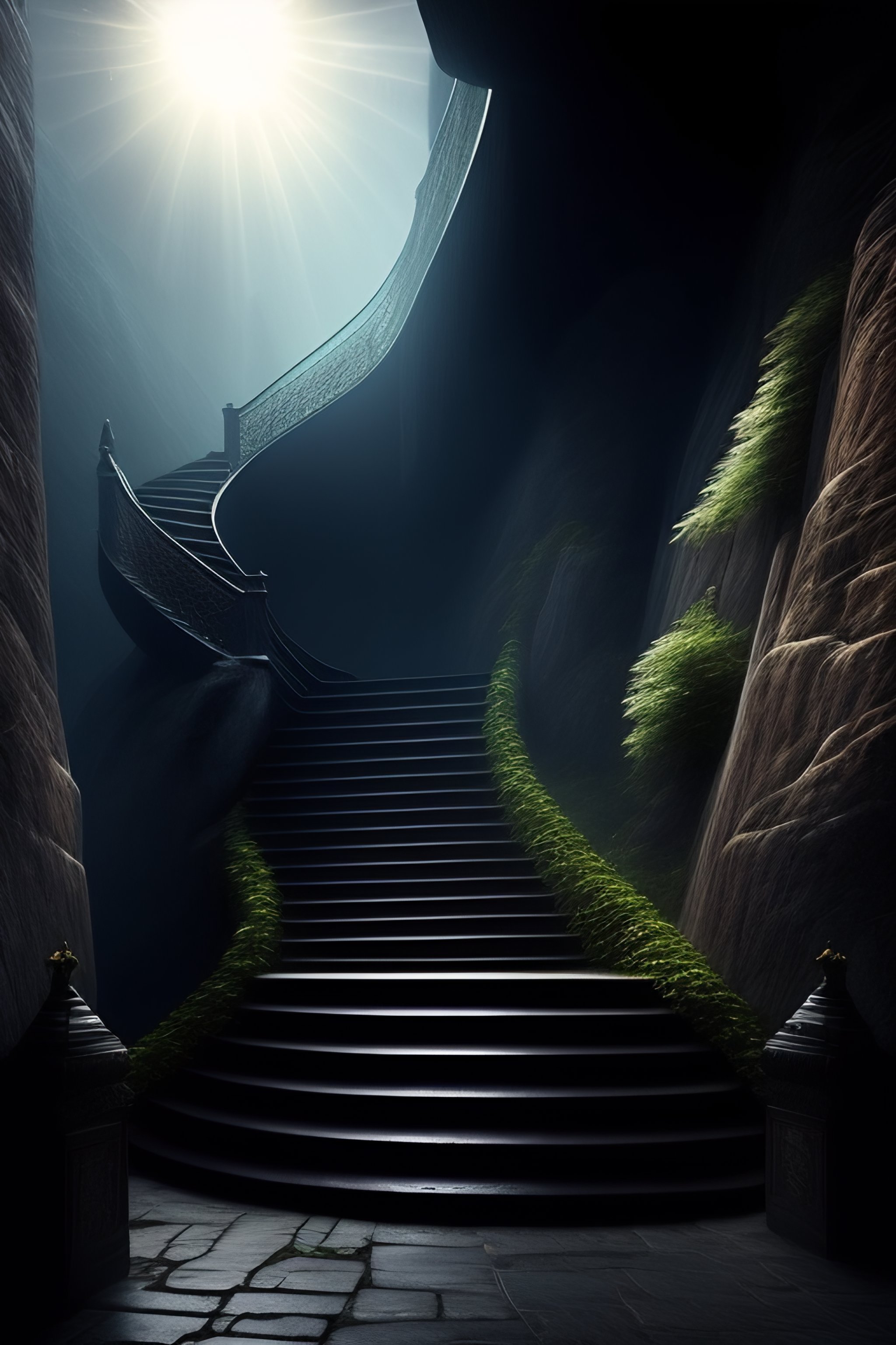 Lexica - The endless stairway into darkness is a strange and mysterious ...