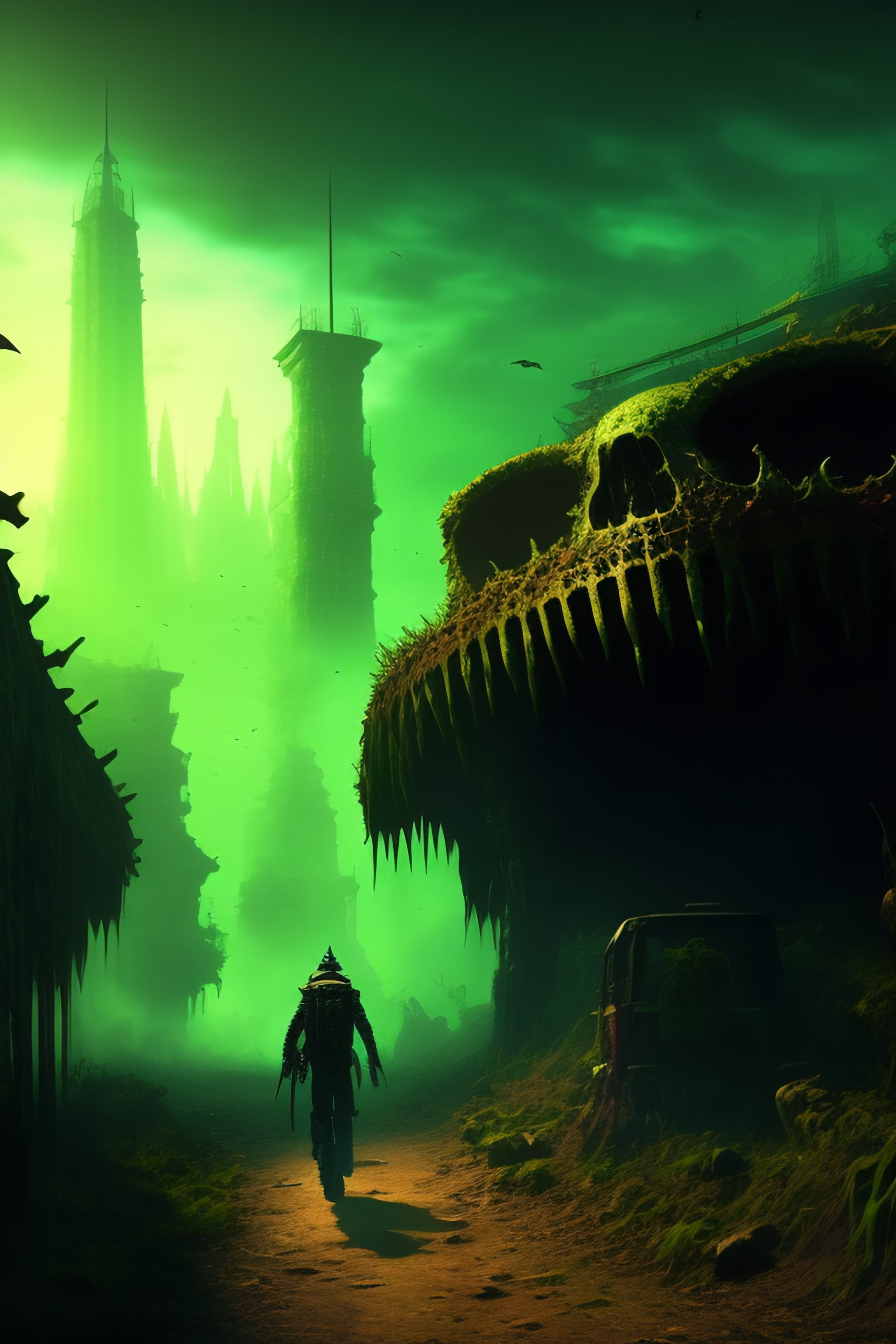 Lexica - Zombies decay in bile green hell