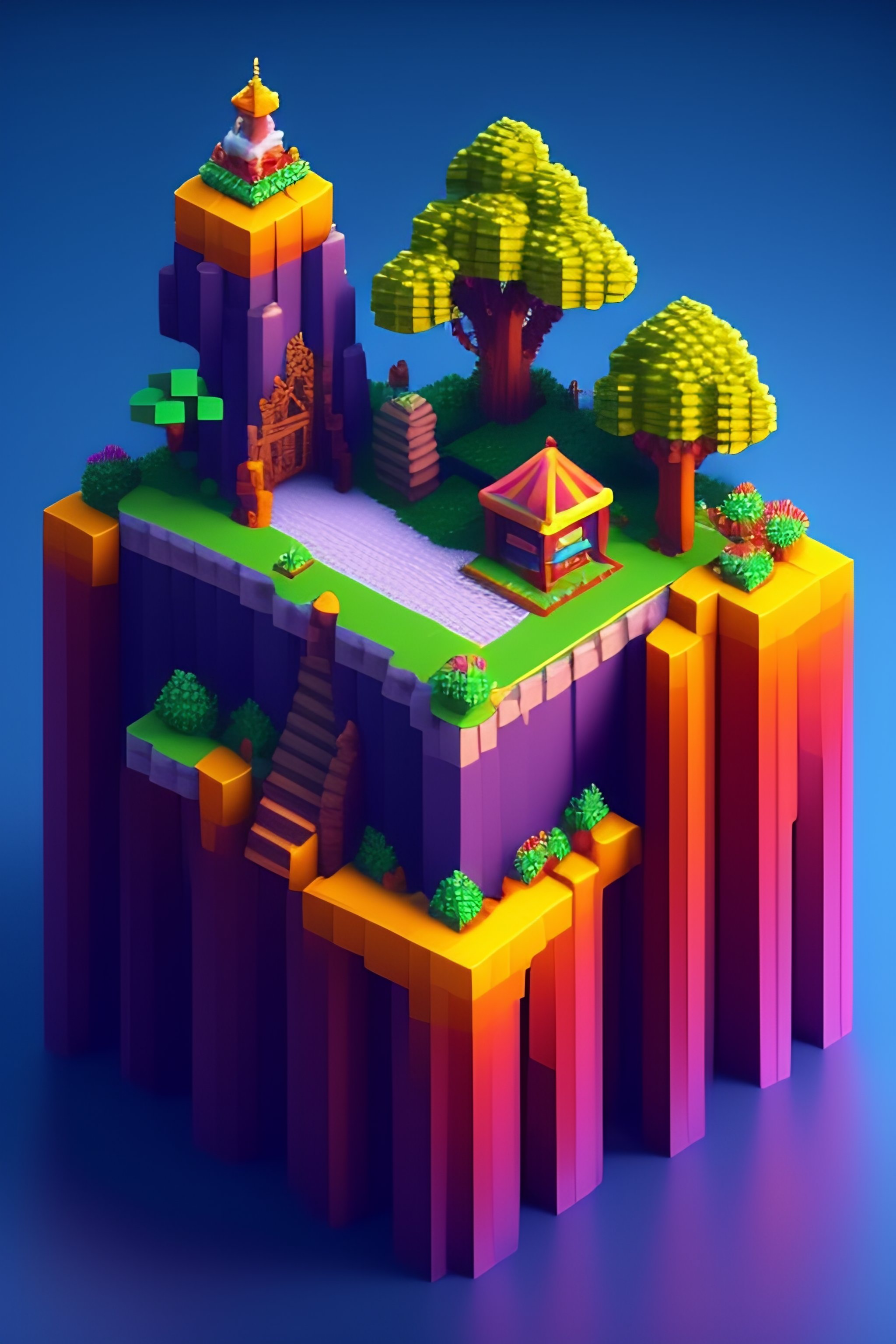 Lexica - Pixel art, unreal engine, voxel render