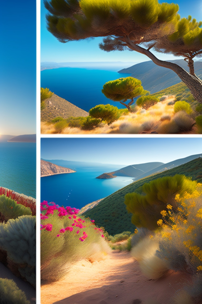 Lexica - 1. The sun-drenched hills of Marathon, dotted with olive trees ...