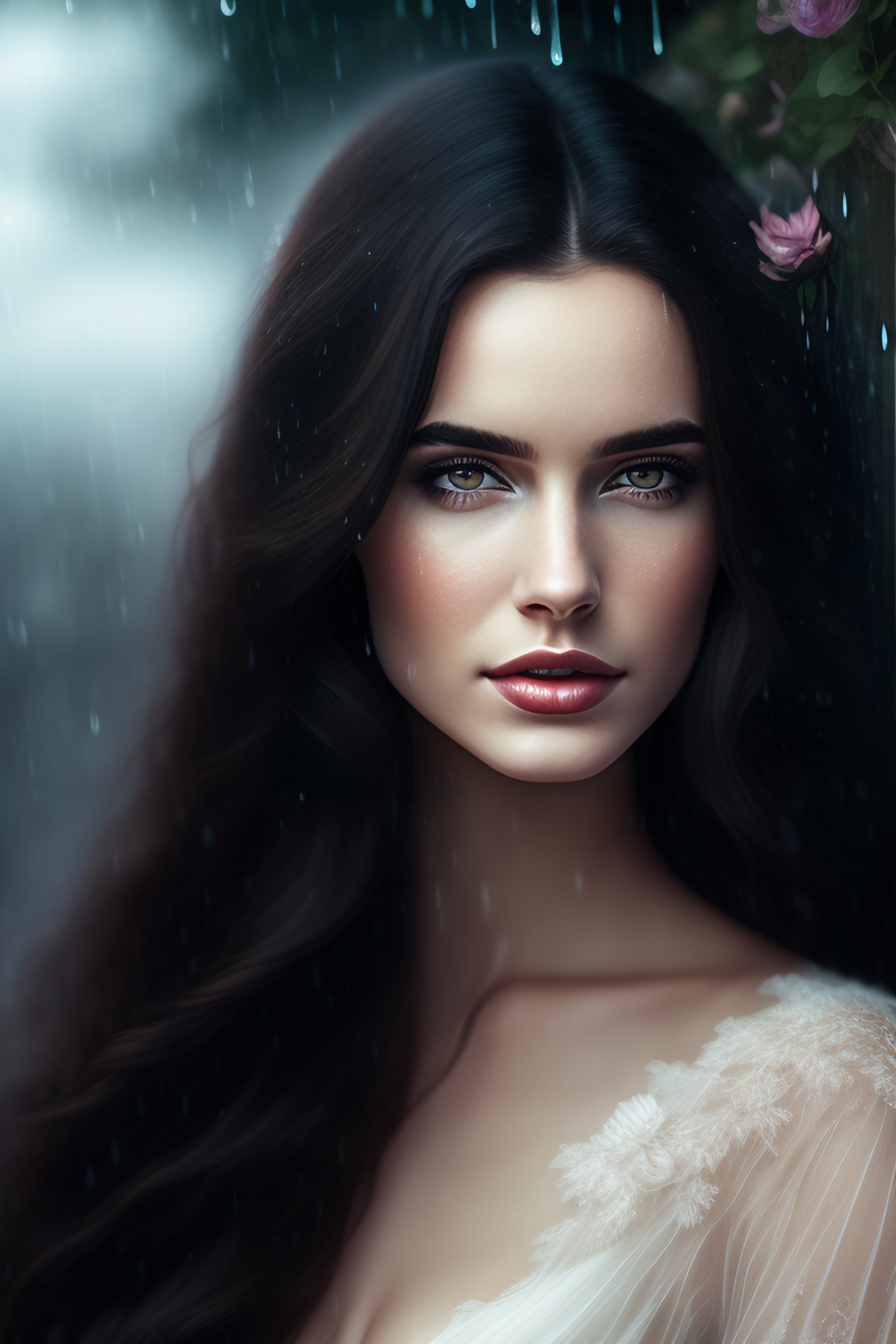Lexica - Beautiful full-body portrait of a young elegant woman with ...